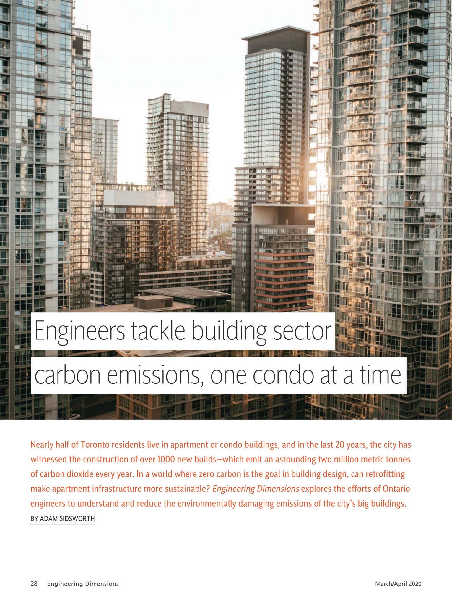 Engineering Dimensions March/April 2020 by Engineering Dimensions - Issuu