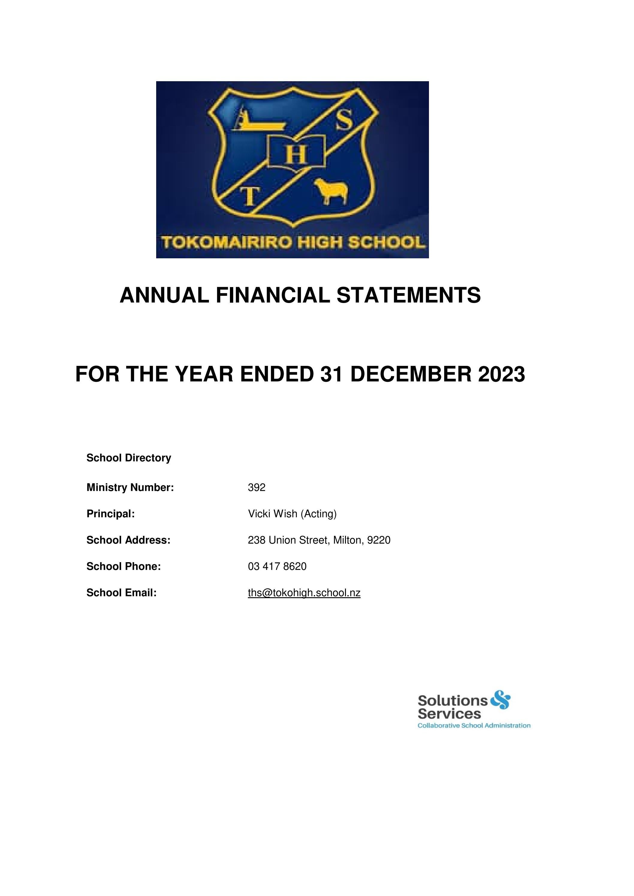 2023 Financial Statements by Kris Simpson - Issuu
