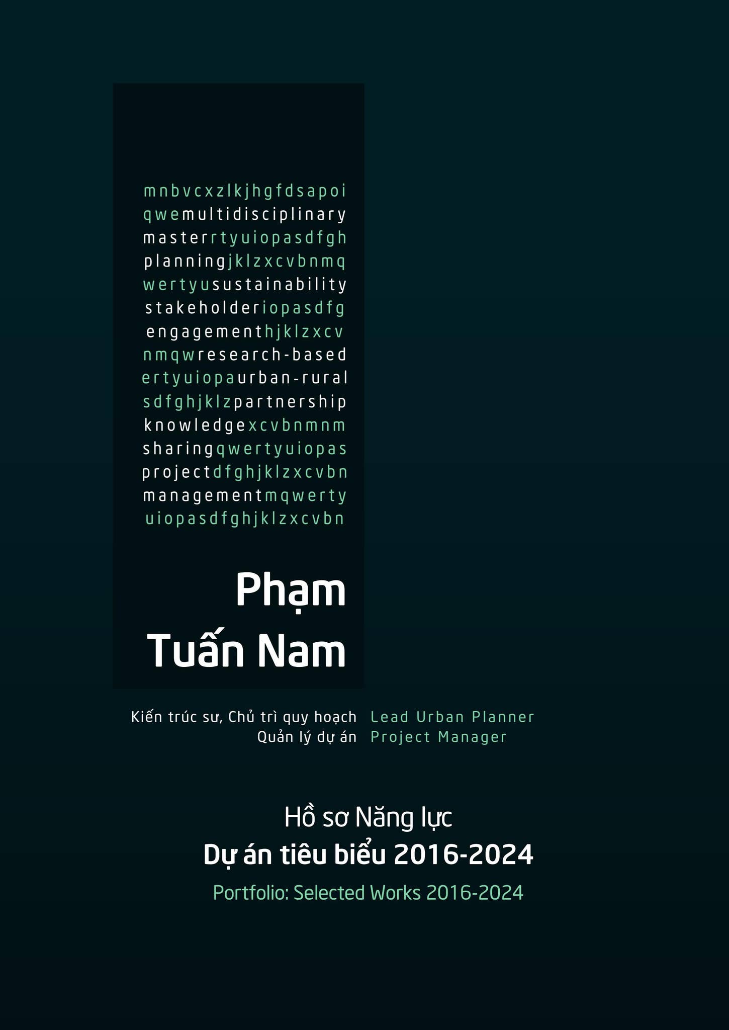 Pham Tuan Nam, MSc. Arch. | Profile 2016-2024 by Phạm Tuấn Nam - Issuu