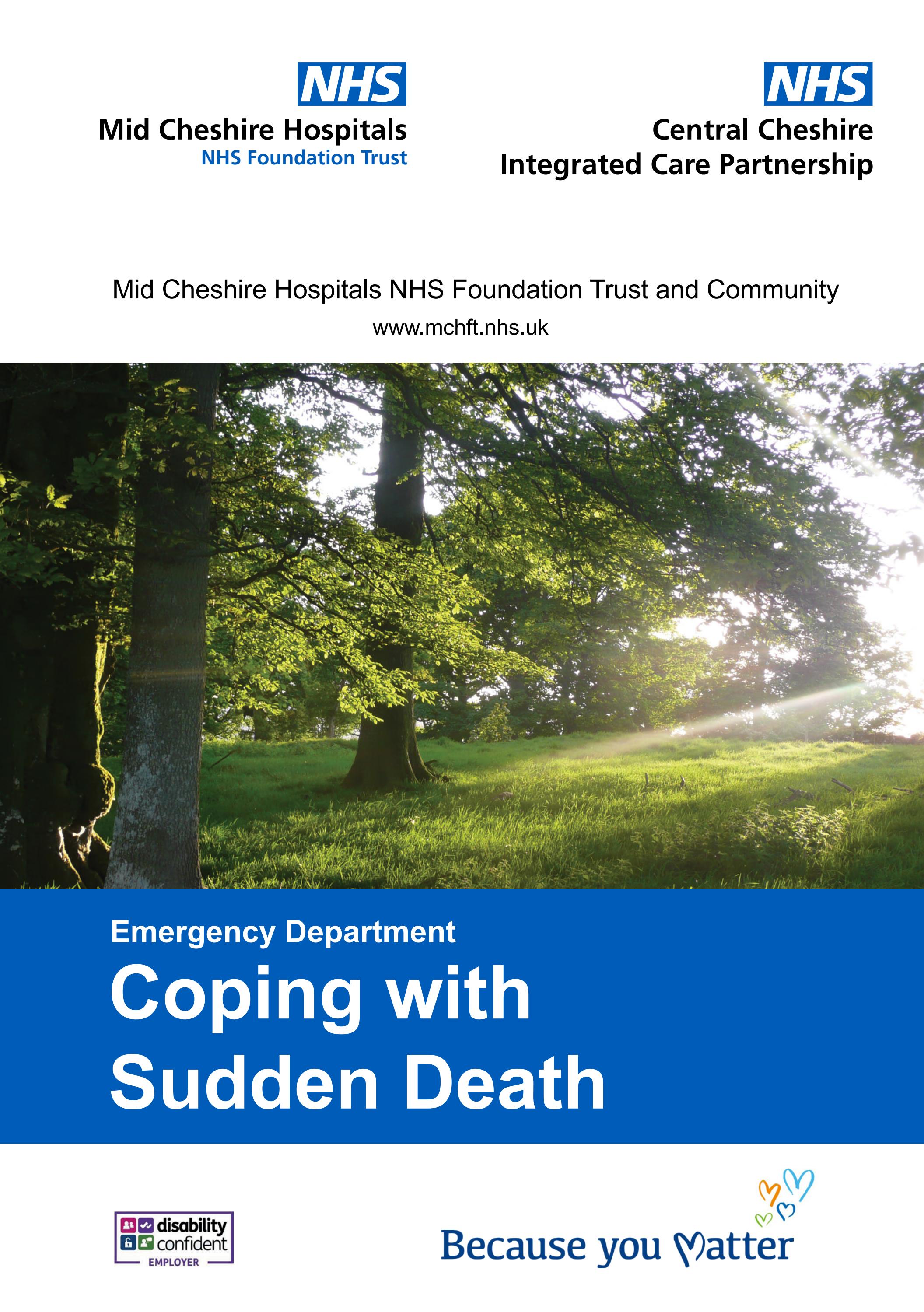 Leighton Hospital Coping with Sudden Death by bereavementadvice - Issuu
