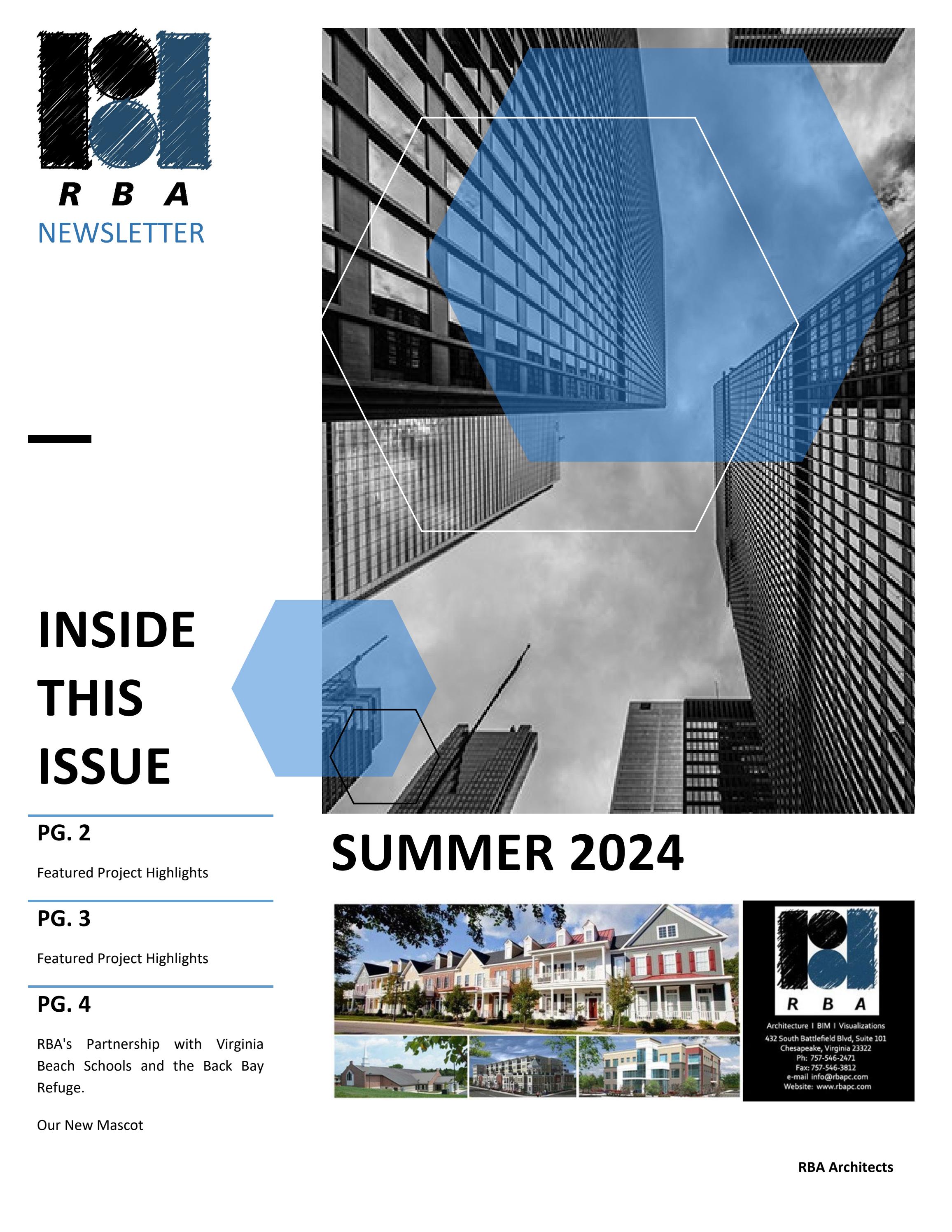 RBA Architects - Summer 2024 Newsletter by RBA Architects - Issuu