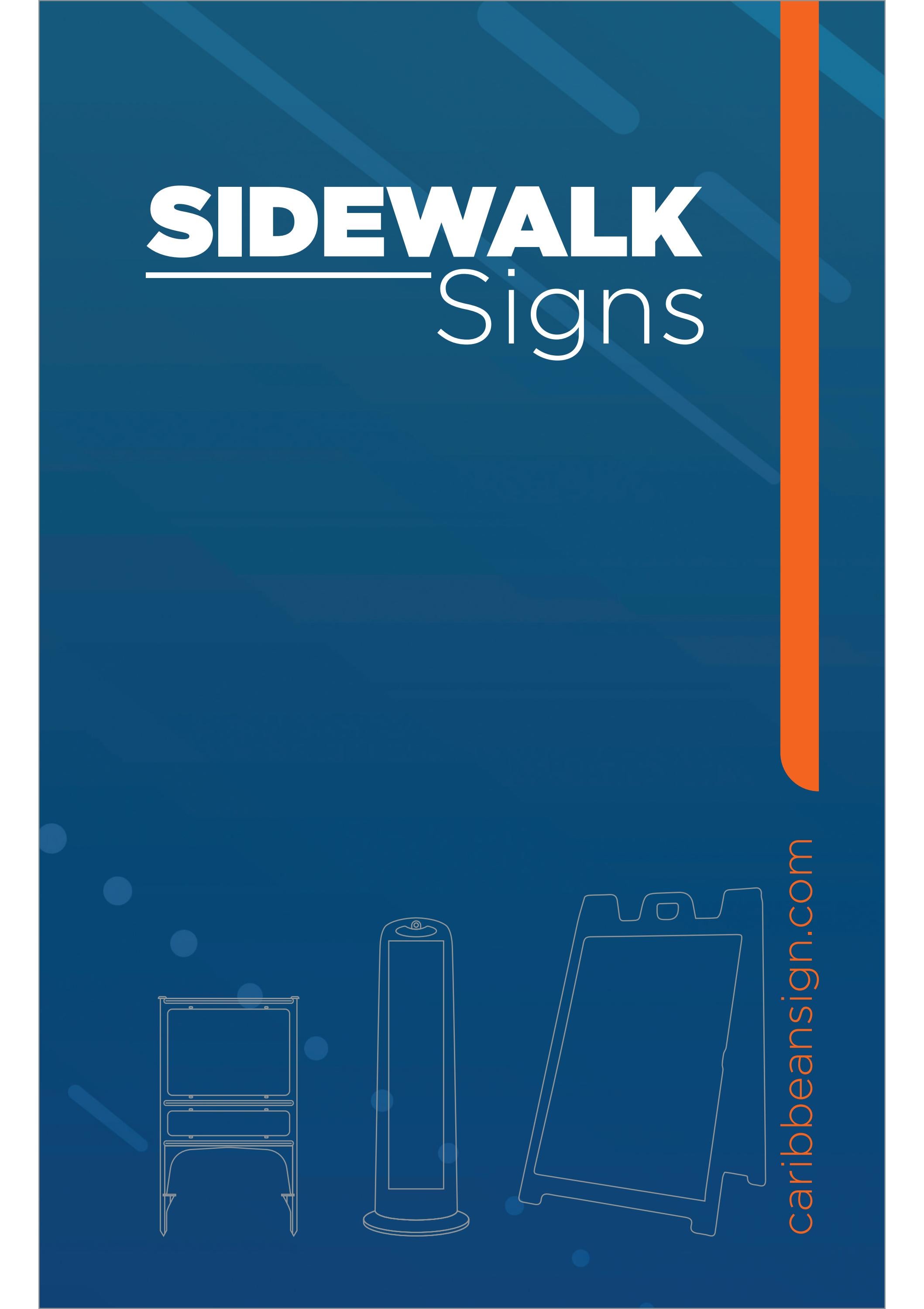 Sidewalk Signs Catalog by Caribbean Sign Supply - Issuu