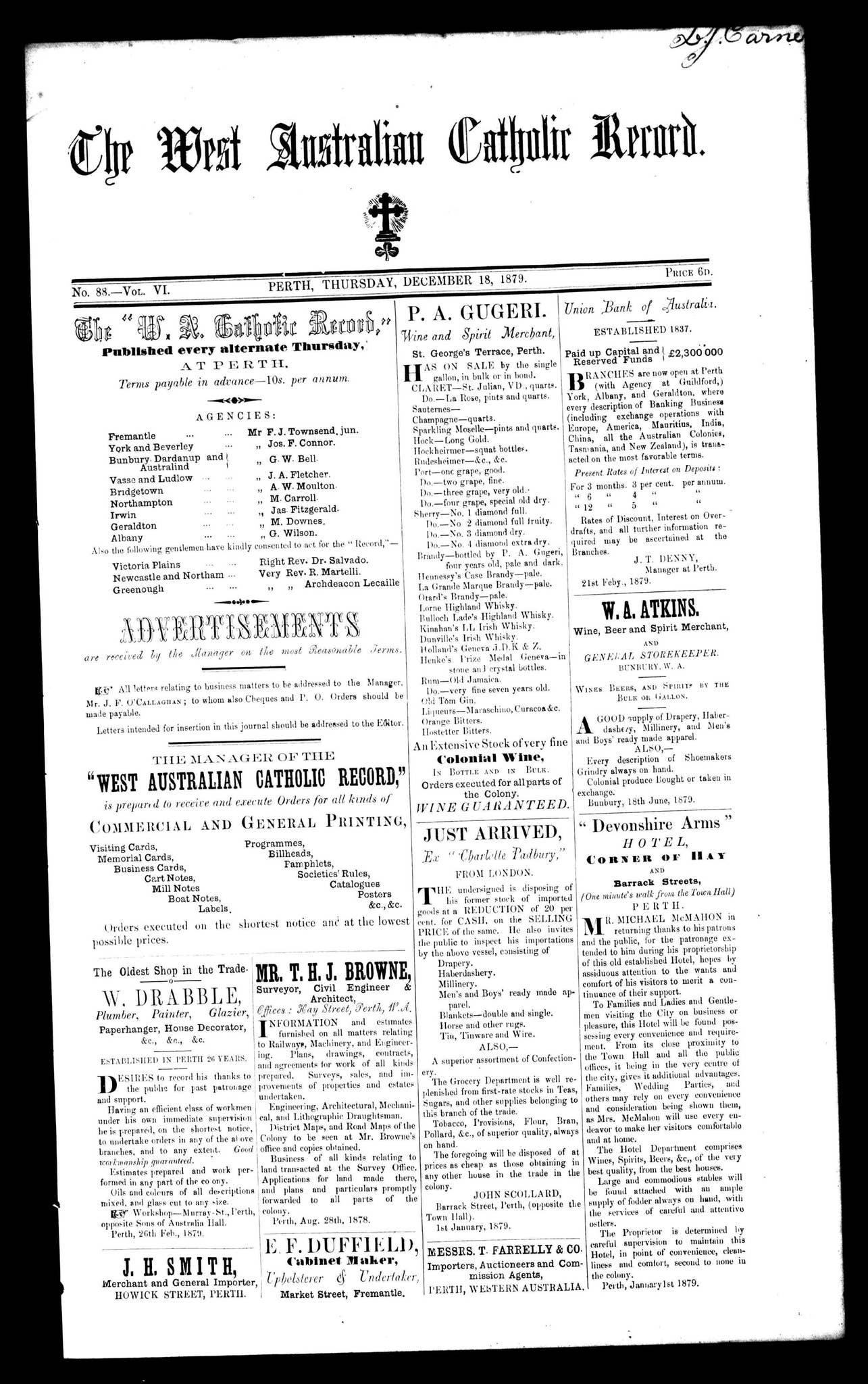 The Record Newspaper 18 December 1879 by The Record - Issuu