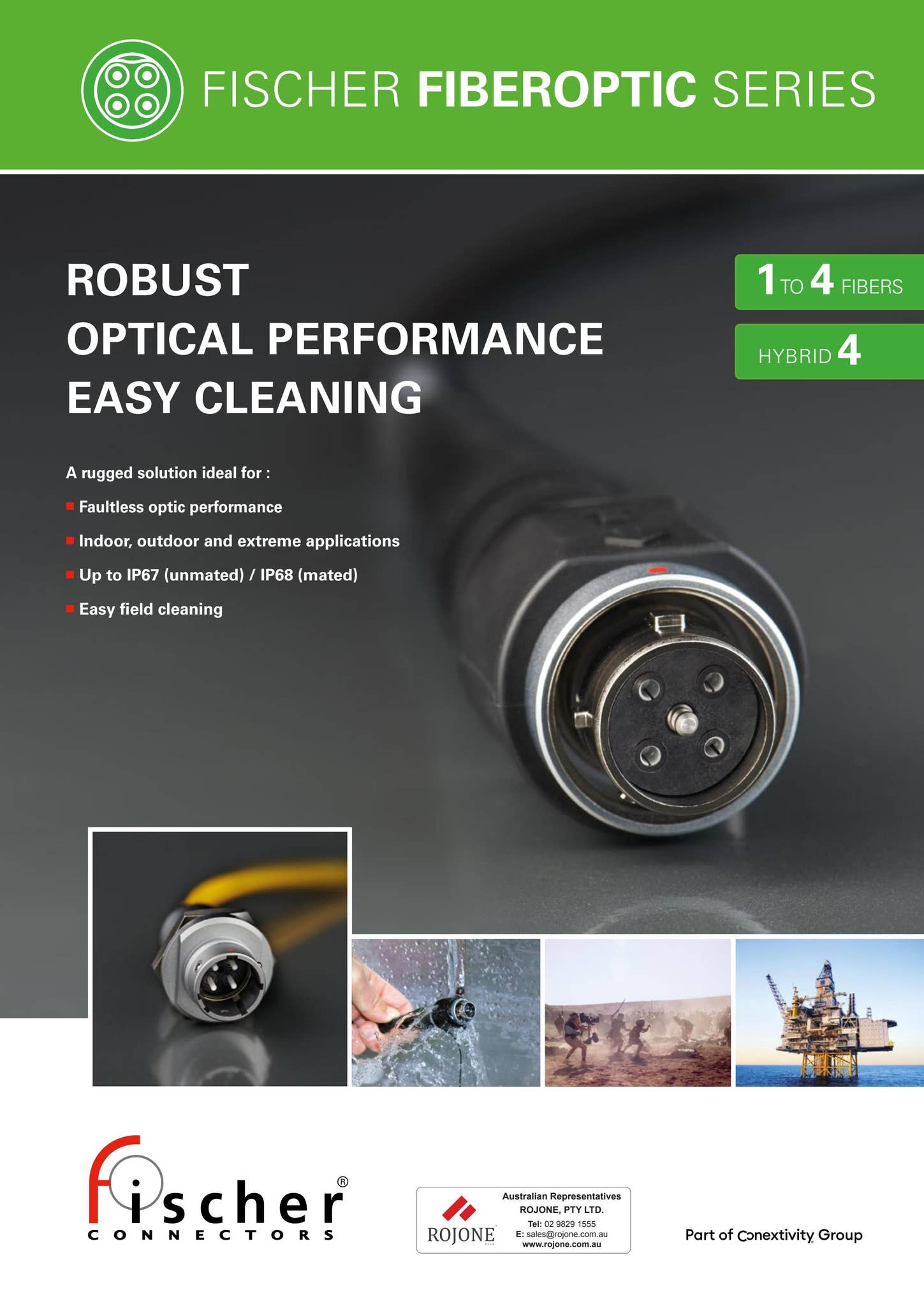 Fischer Connectors Fibre Optic Series Flyer by Rojone Pty Ltd - Issuu