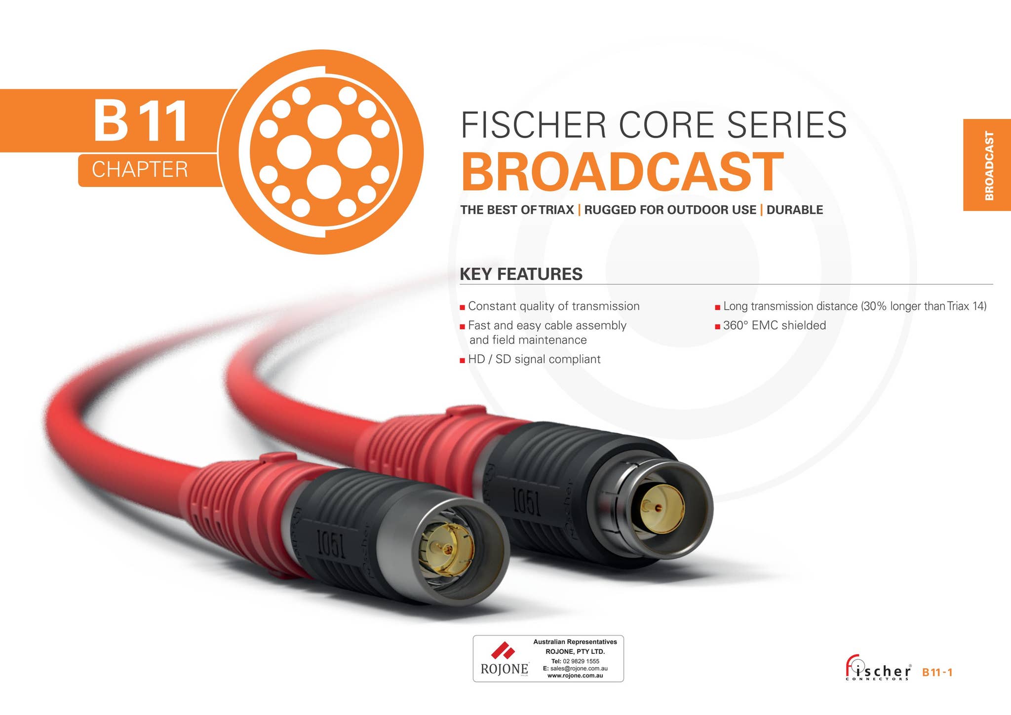 Fischer Connectors Core Series Broadcast Technical Catalogue by Rojone ...