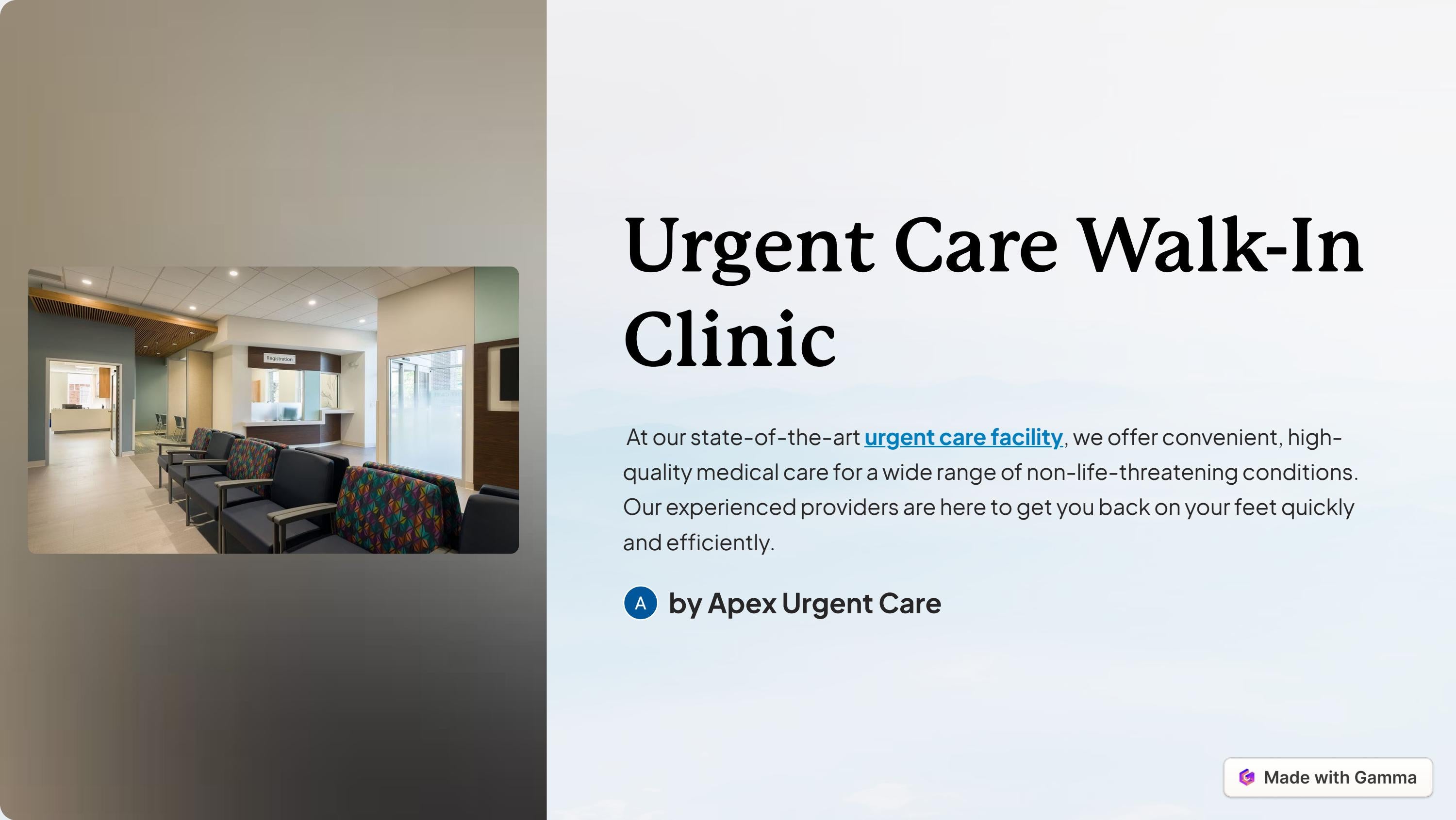 Expert Medical Care Without the Wait: Walk-In clinic urgent care by ...