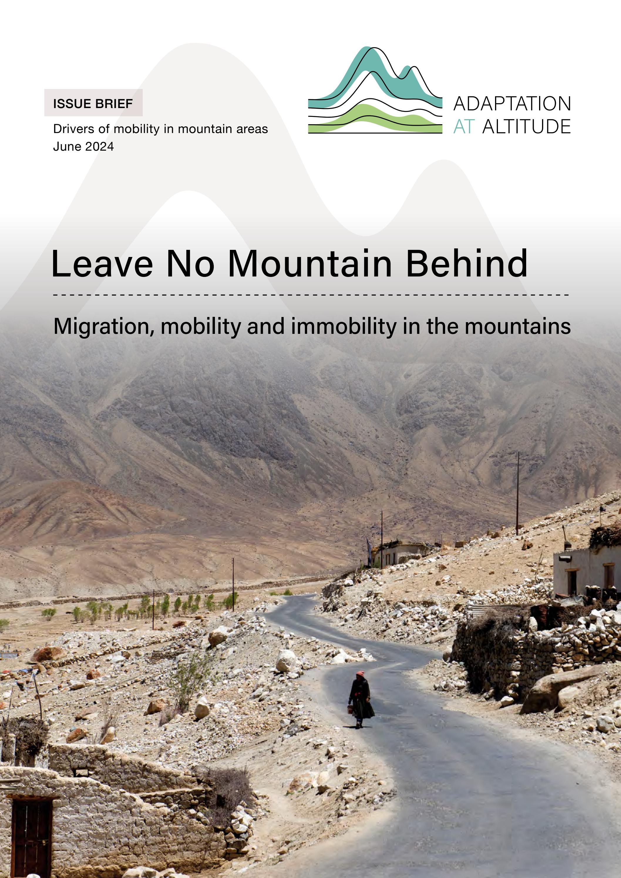 Migration, mobility and immobility in the mountains by Zoï Environment ...