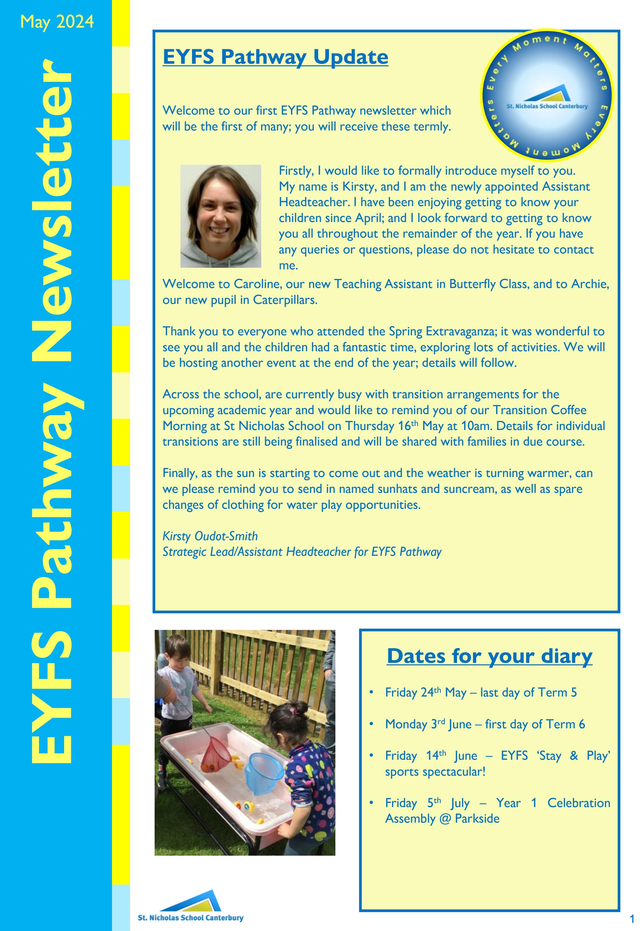 EYFS Newsletter by Schudio - Issuu