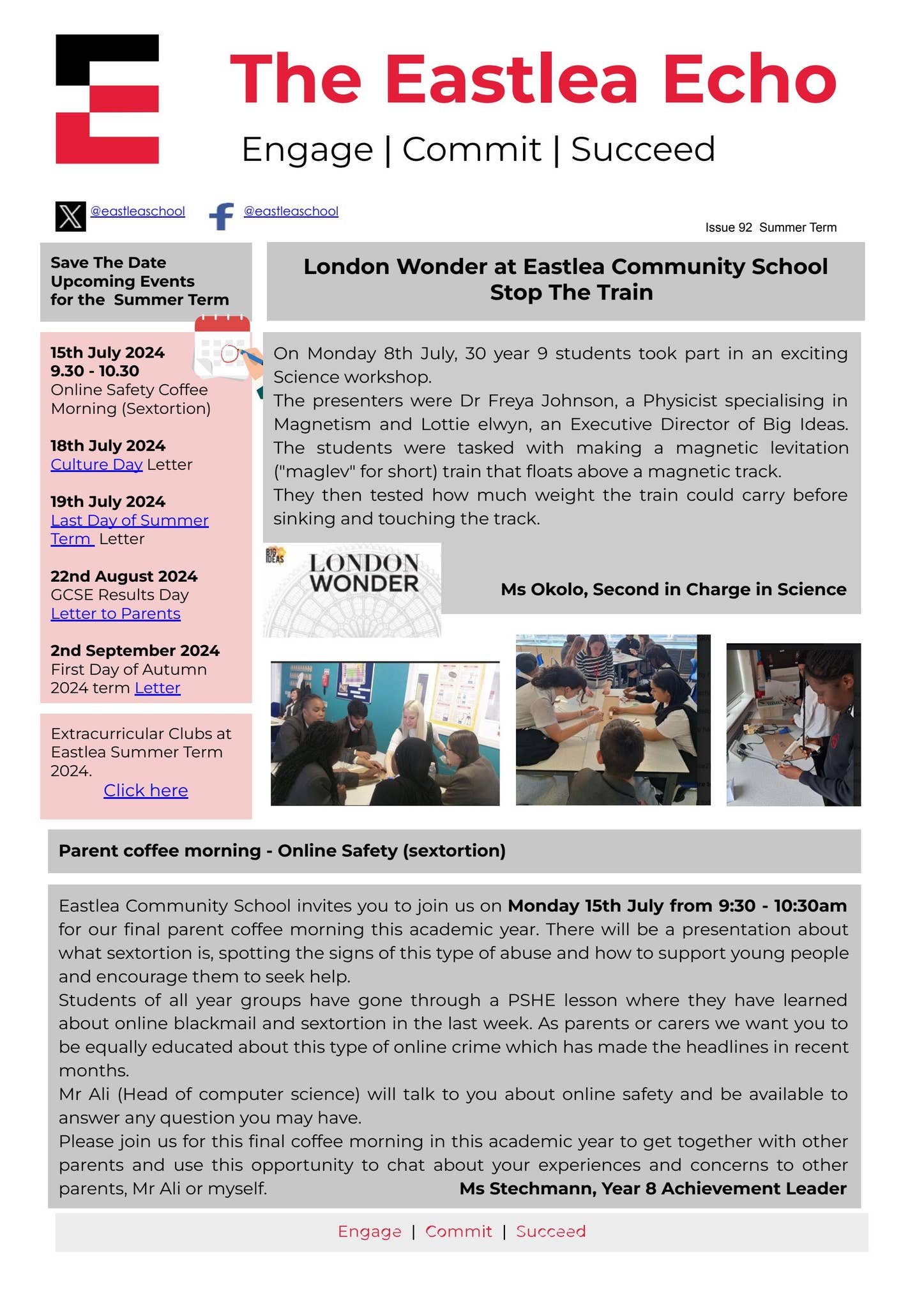Eastlea Echo 92 by newhamcommunitylearning - Issuu