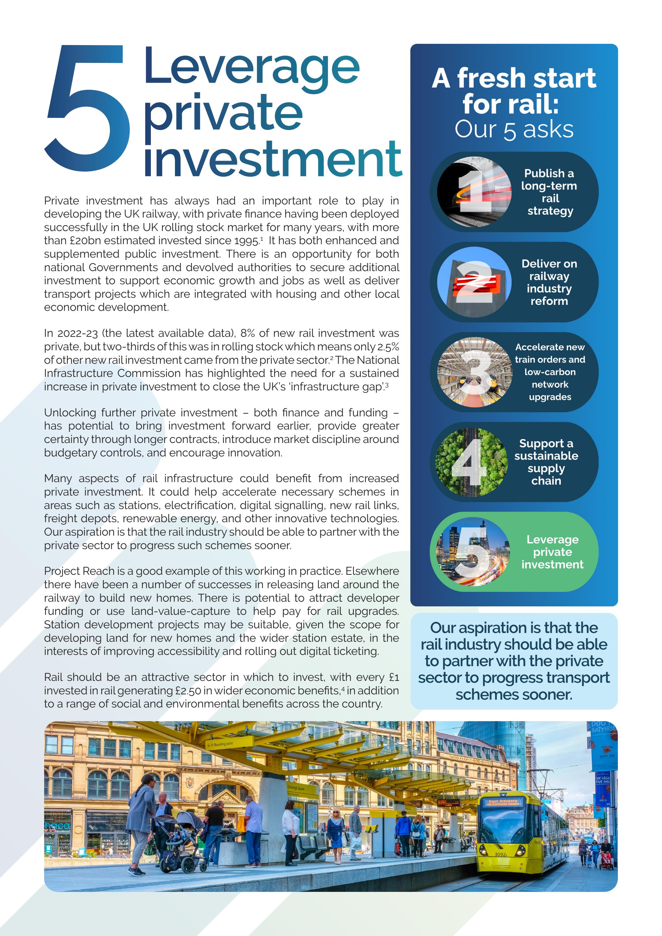 RIA Manifesto Deep Dive 5 - Leverage private investment by Railway ...