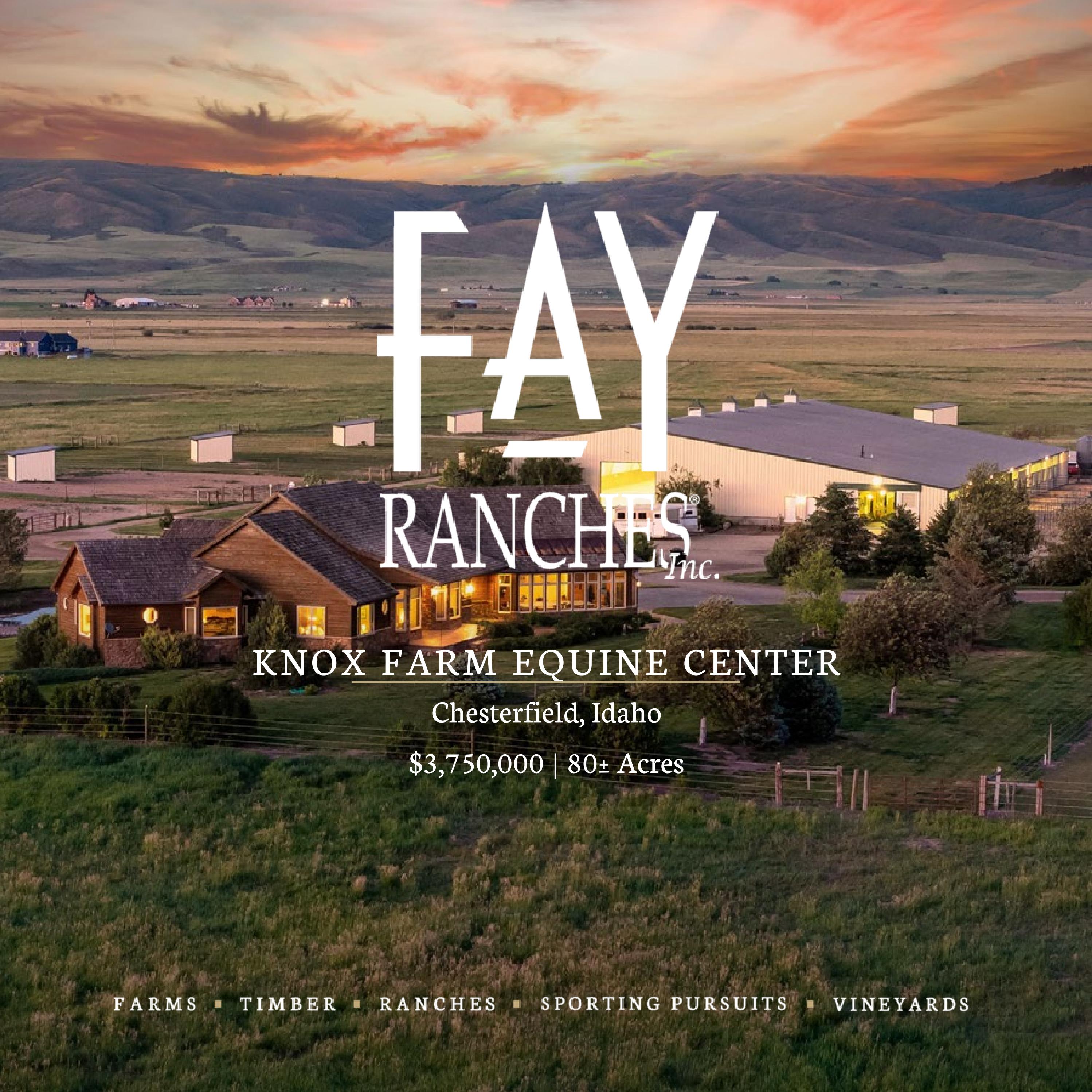 Knox Farm Equine Center | Fay Ranches by Fay Ranches - Issuu