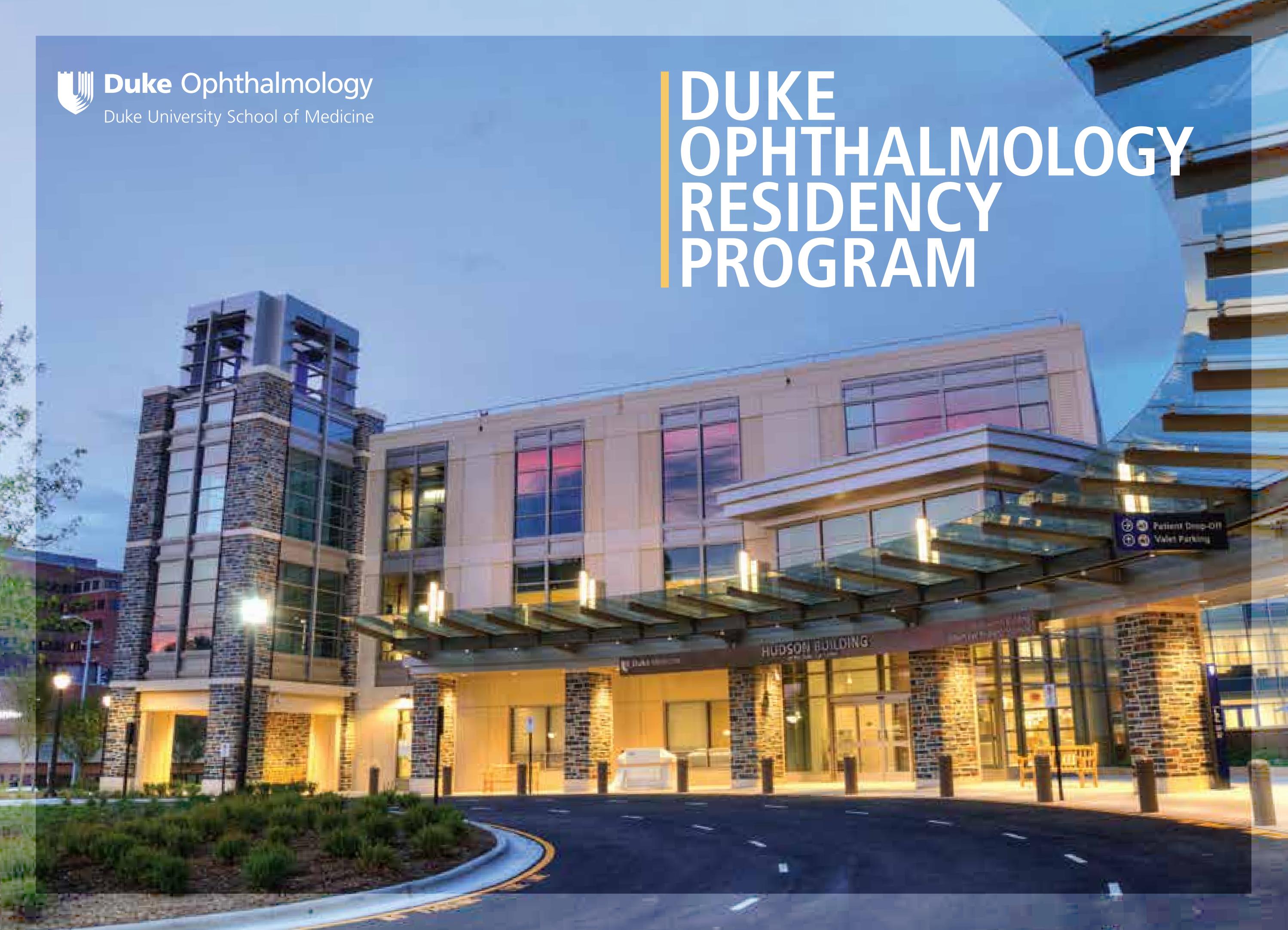 2024 Duke Ophthalmology Residency Brochure by Duke Eye Center - VISION ...
