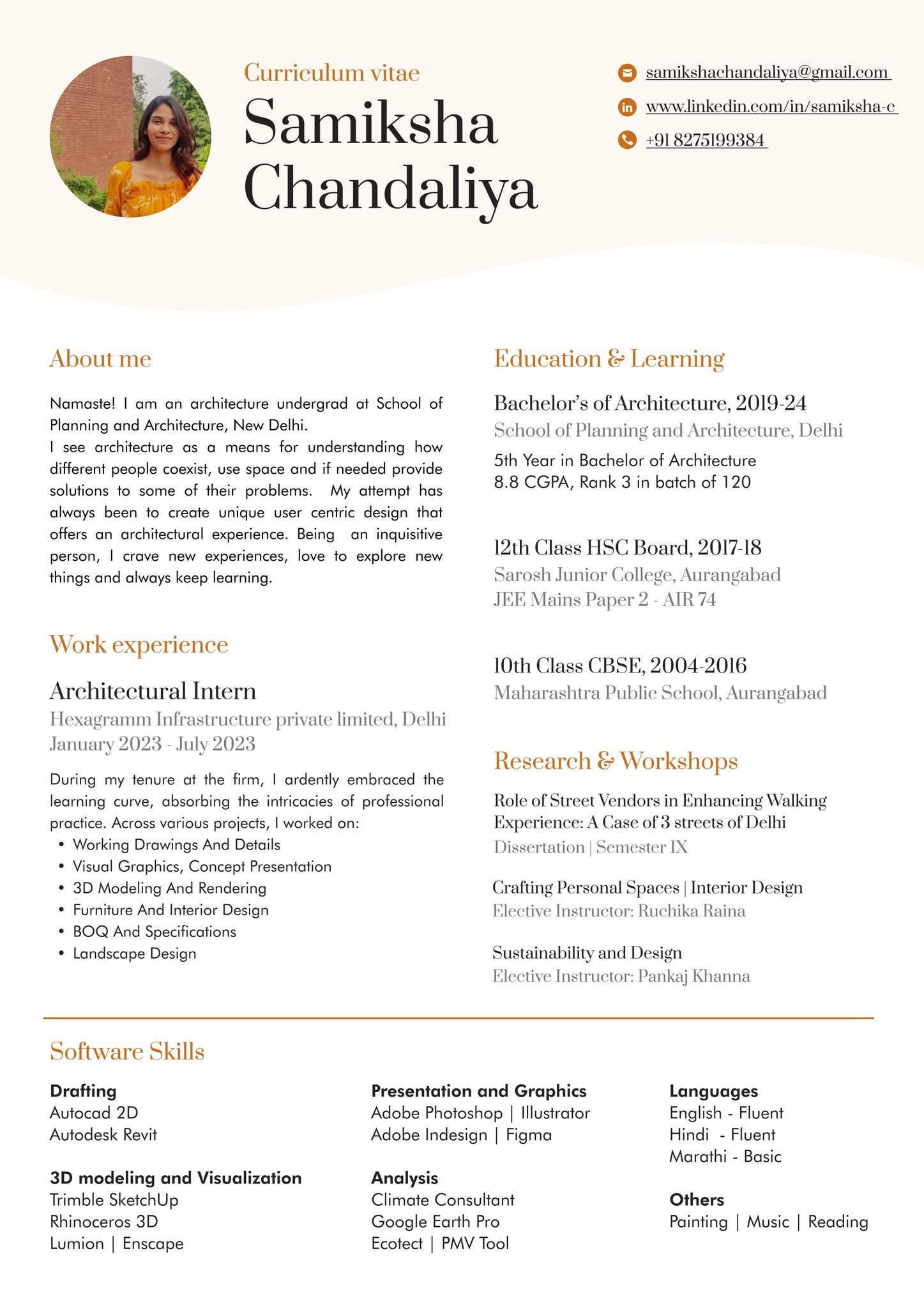 Samiksha Chandaliya_CV by Samiksha Chandaliya - Issuu
