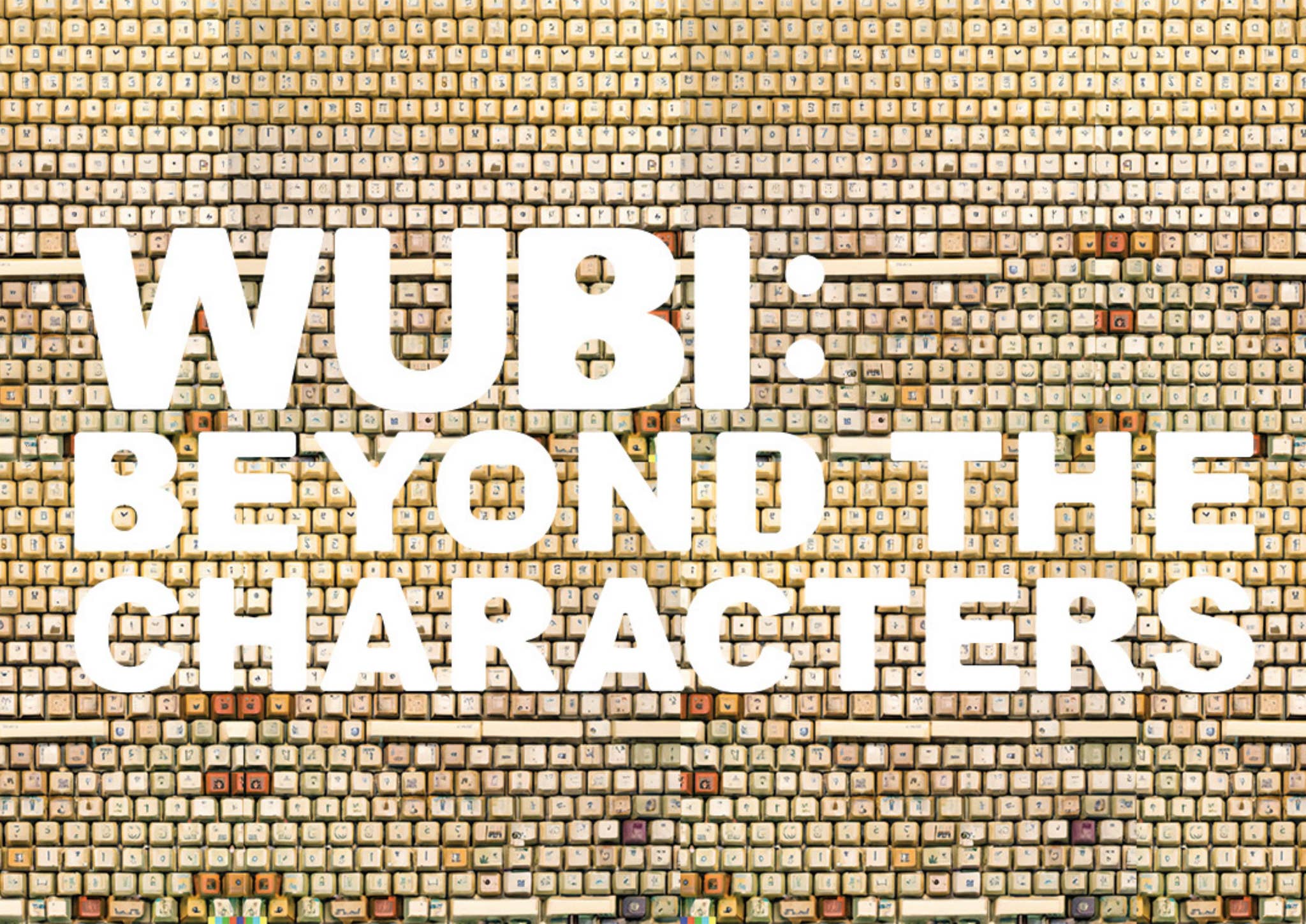 WUBI: Beyond the Characters by maryjordanstudios - Issuu