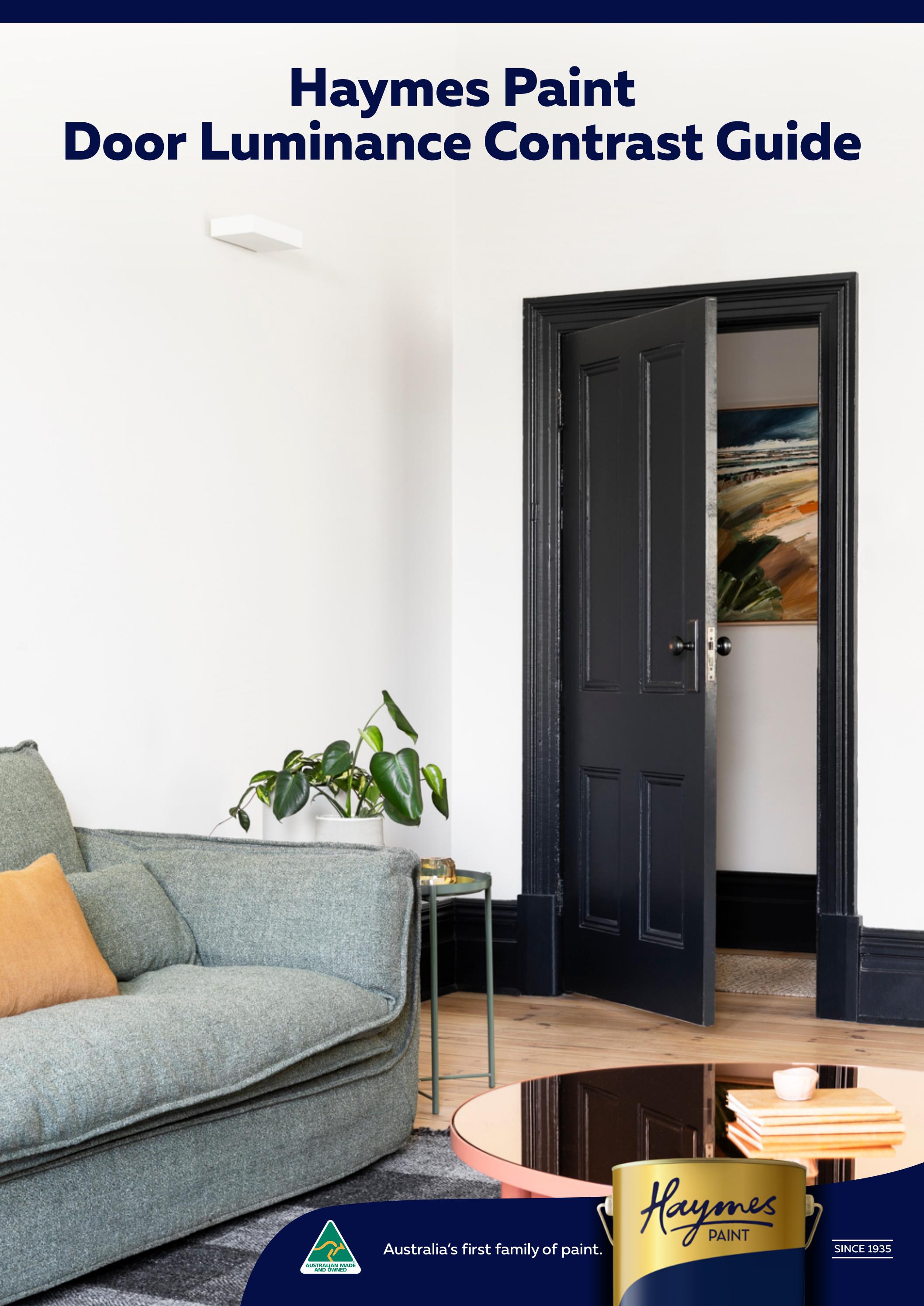 Door Luminance Contrast Guide by haymes_paint - Issuu