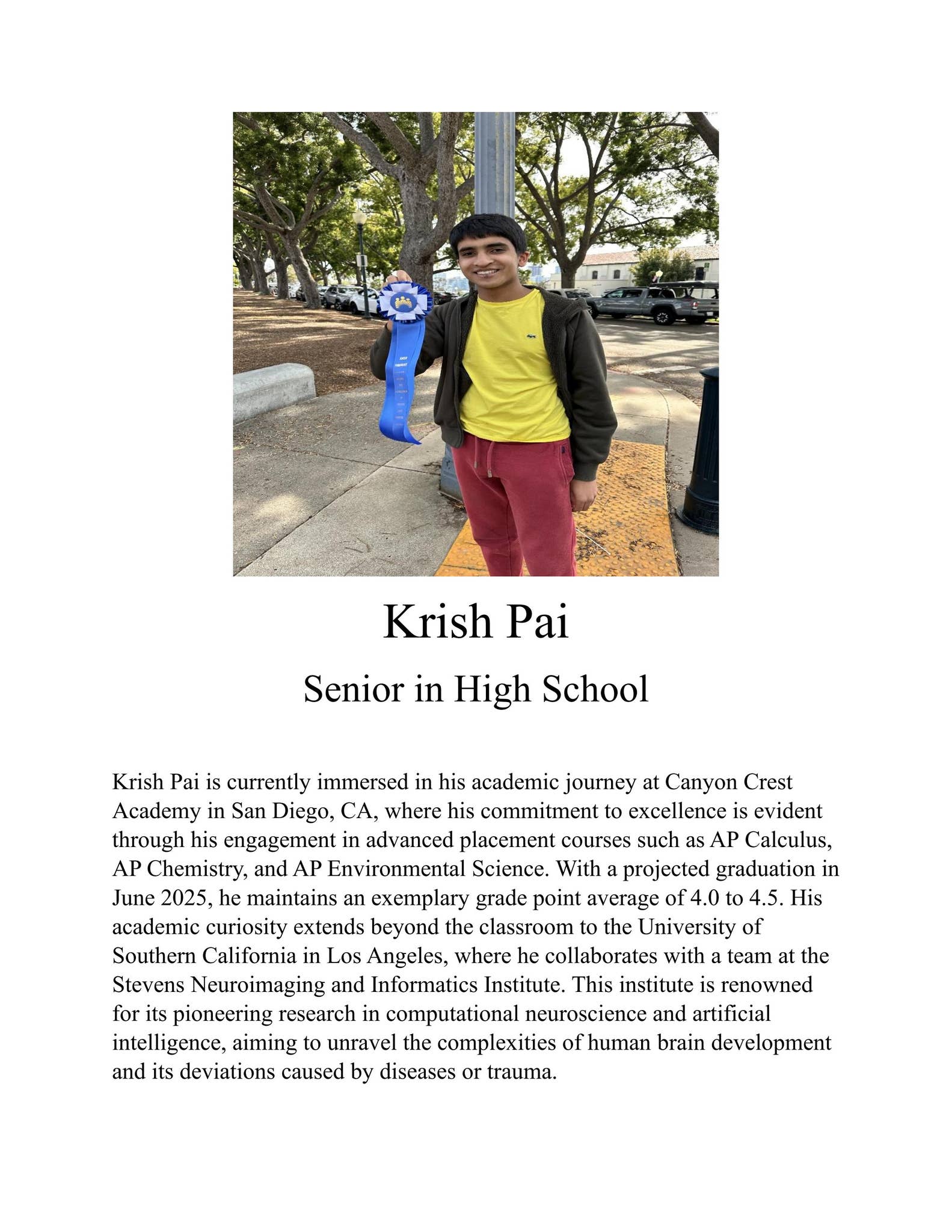 Biography of Krish Pai by Krish Pai - Issuu