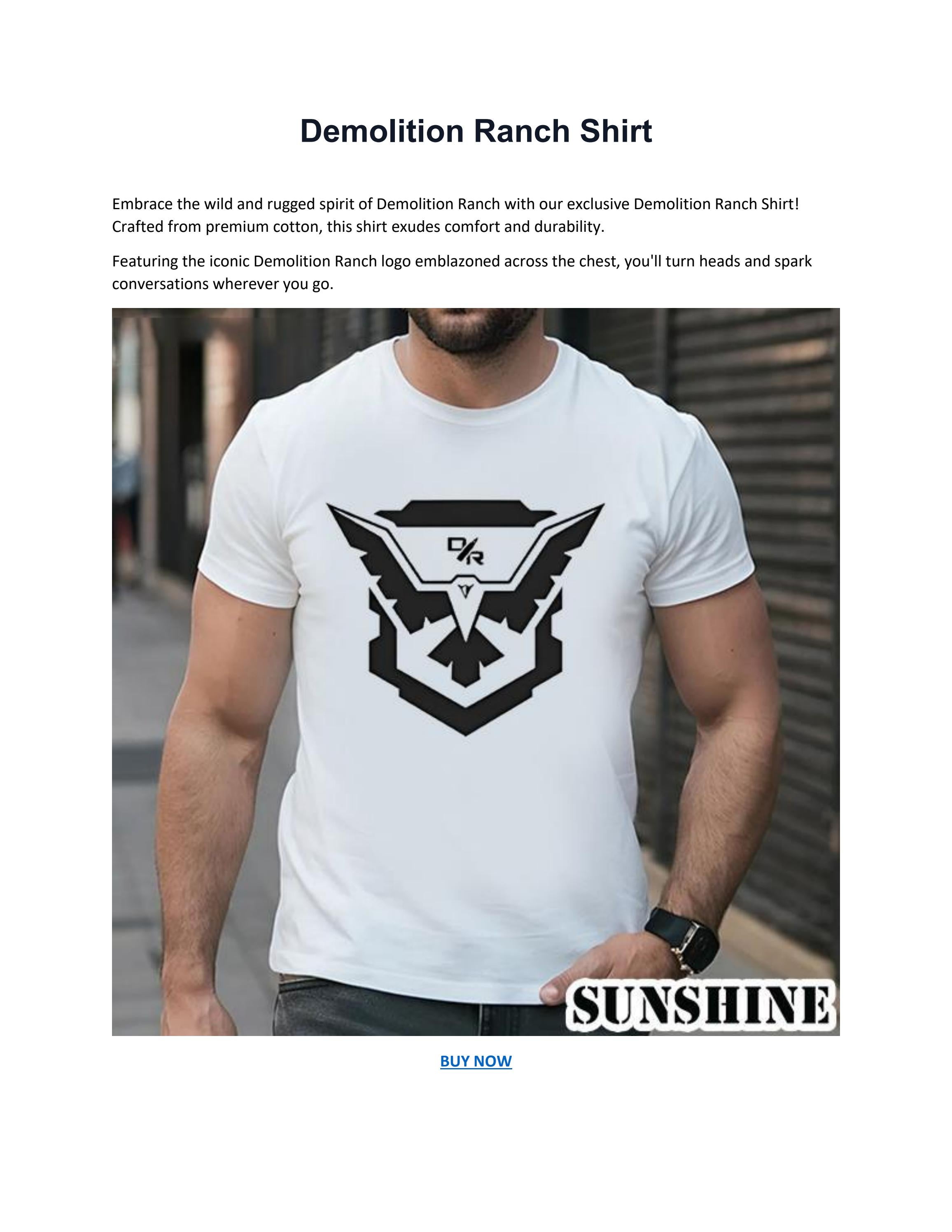 Demolition Ranch Shirt by mechsunshine - Issuu