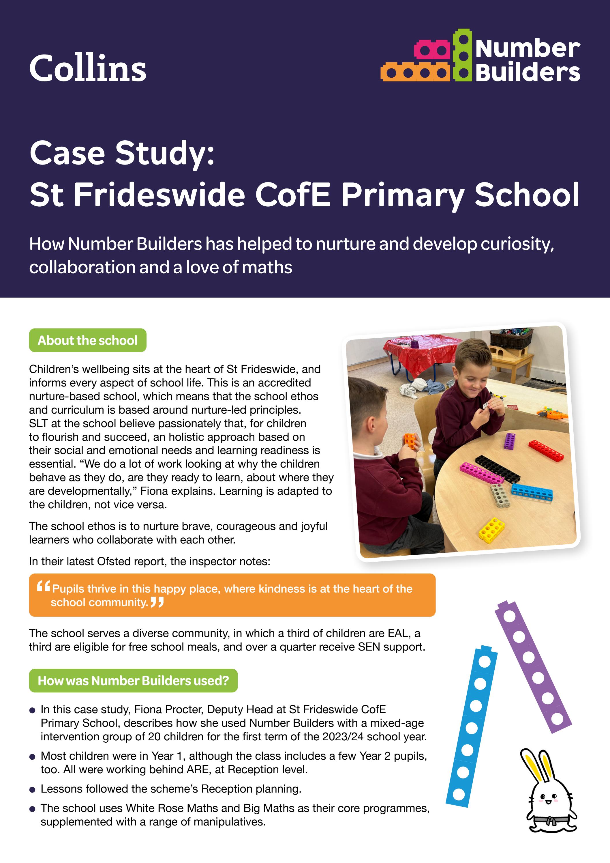 Number Builders case study: St Frideswide CofE Primary School by ...