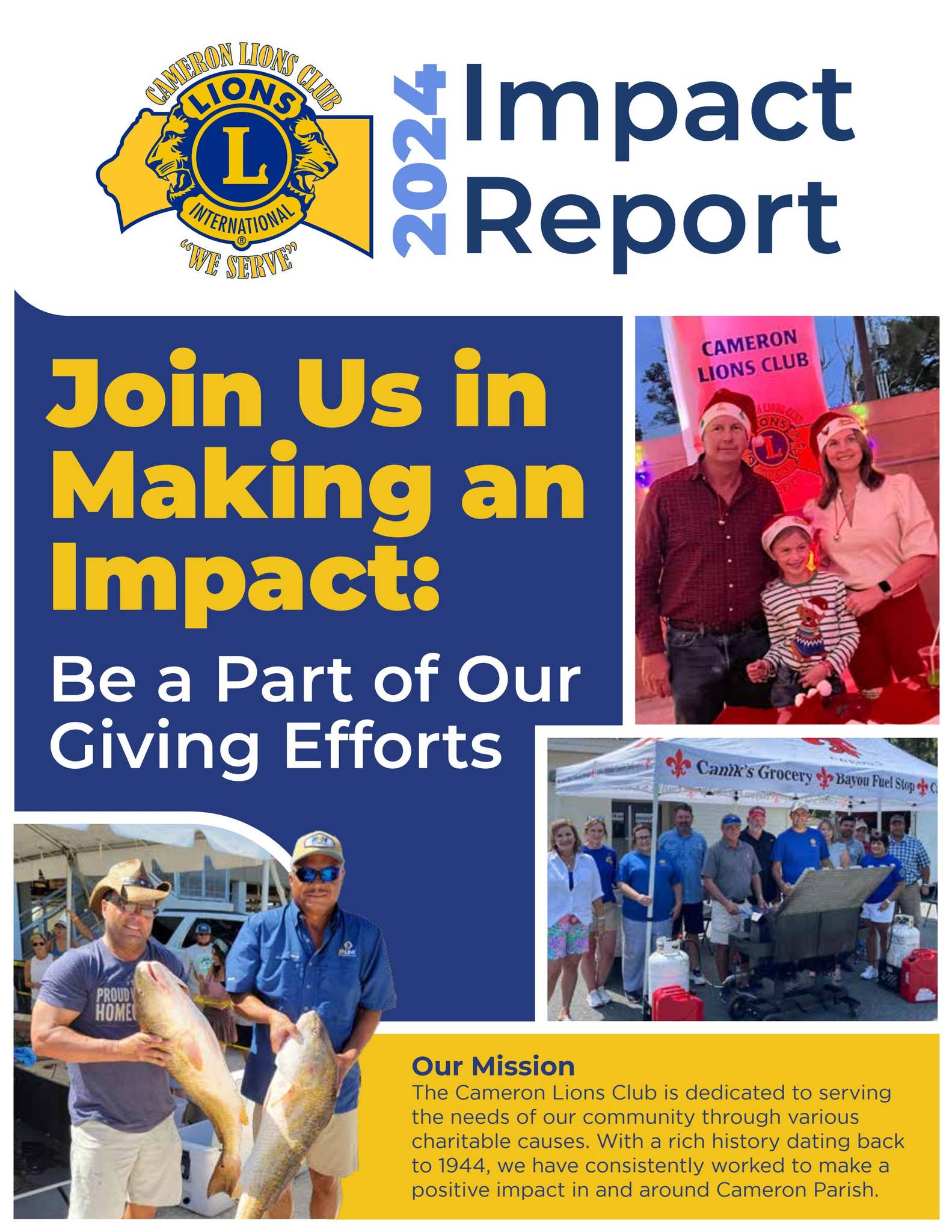 Cameron Lions Club — Impact Report 2024 by Healthy Image Marketing - Issuu