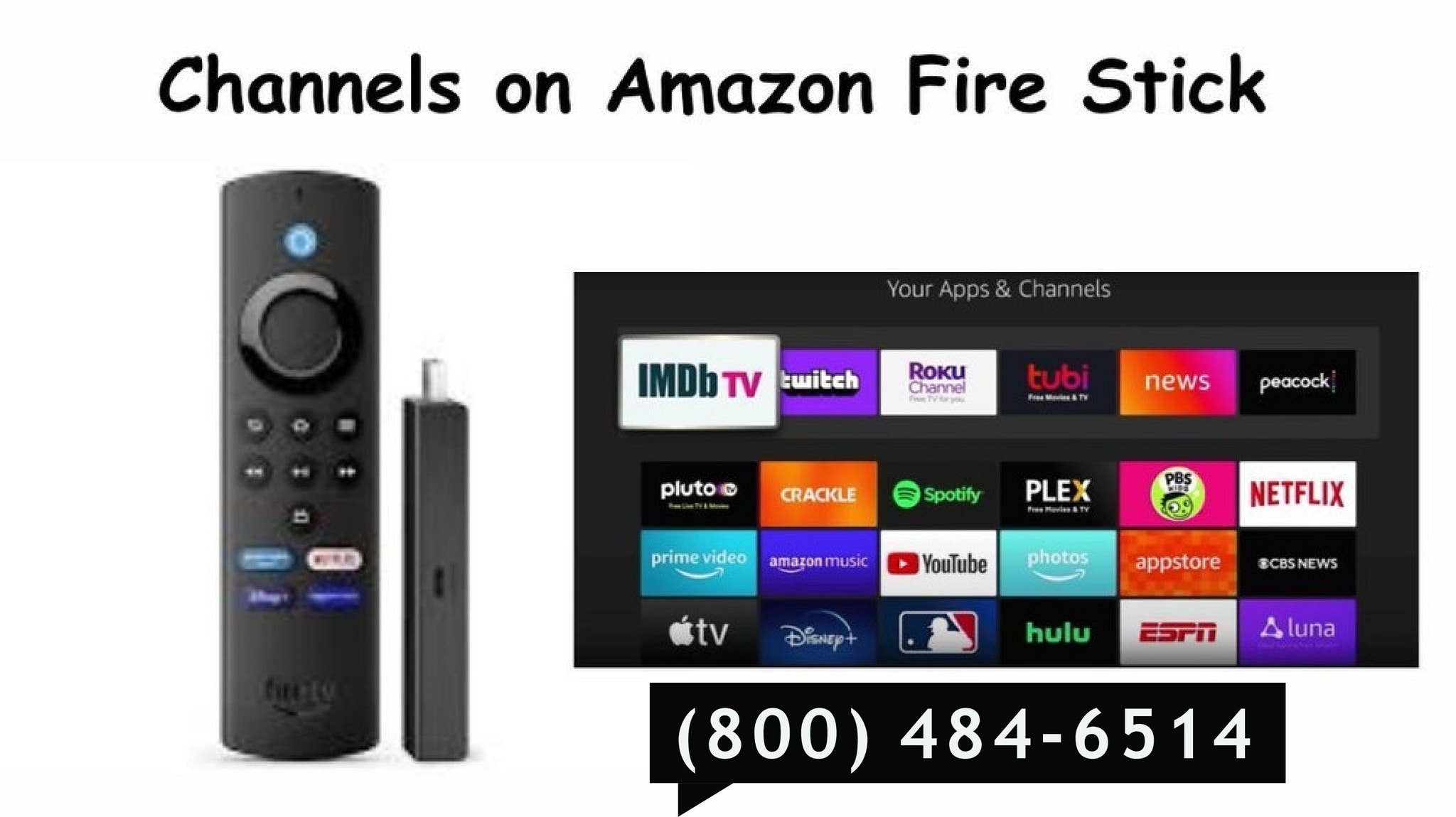 Call (800) 484-6514 - Top Channels on Amazon Fire Stick by ...