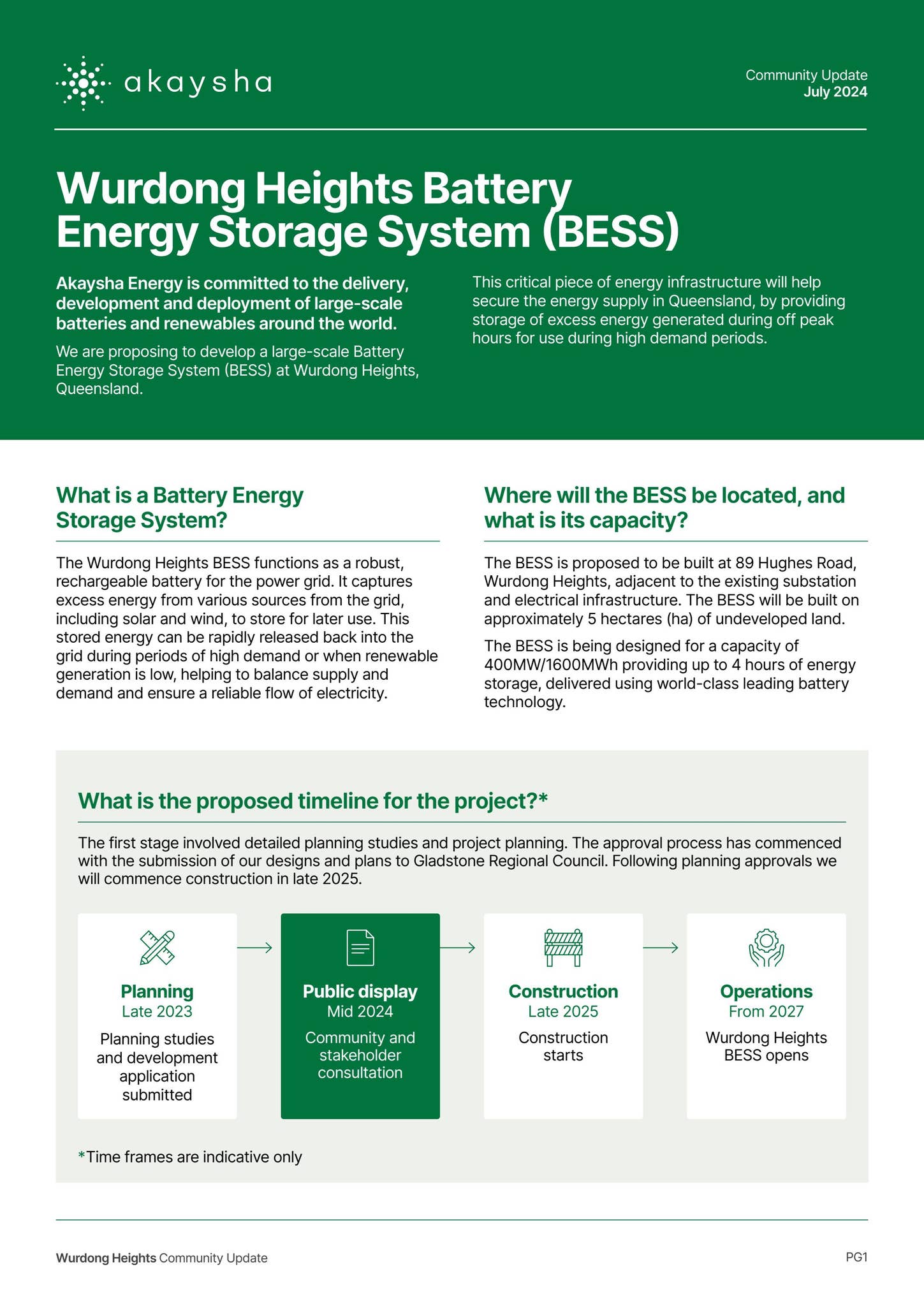 Wurdong BESS fact sheet by akayshaenergy - Issuu
