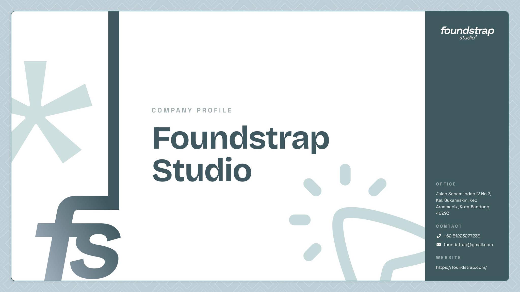 Foundstrap Studio Introduction Deck (2024) by Foundstrap Studio - Issuu