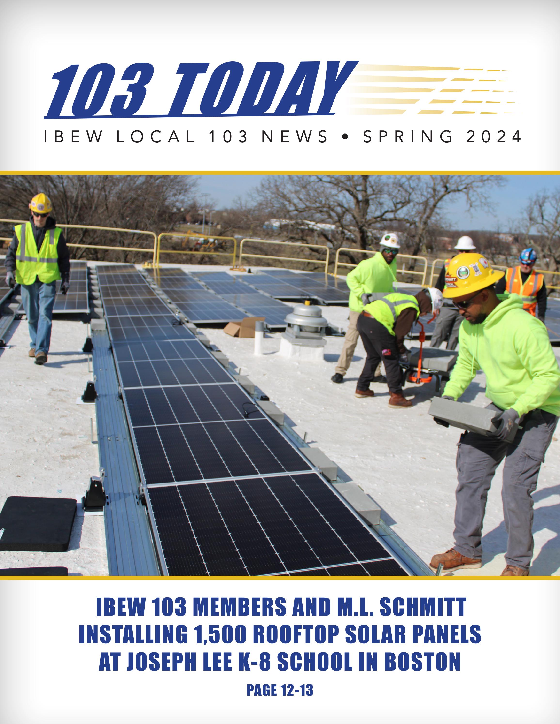 103 Today Fall 2024 by IBEW Local 103 - Issuu