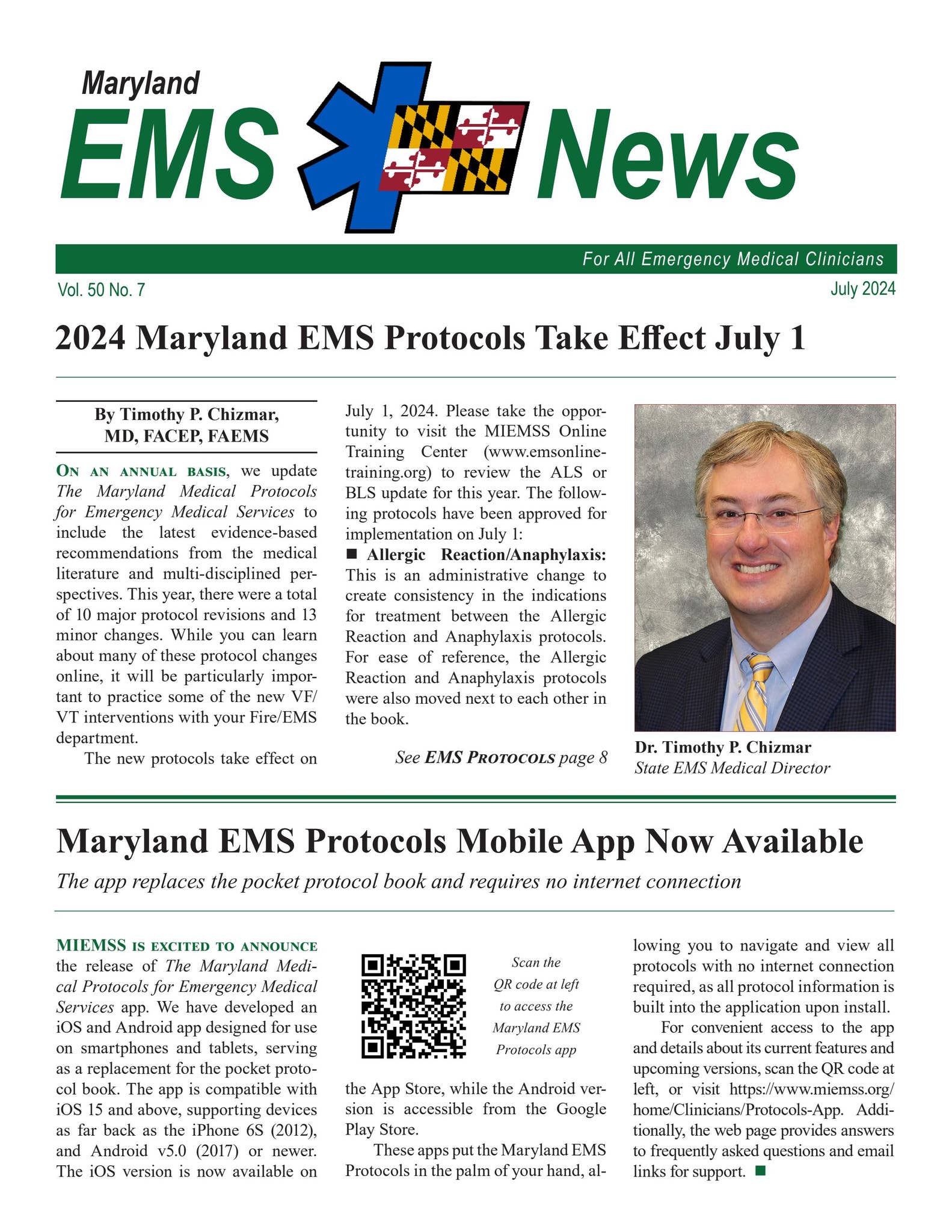 Maryland EMS News | 2024 | 07 | July by MarylandEMS - Issuu