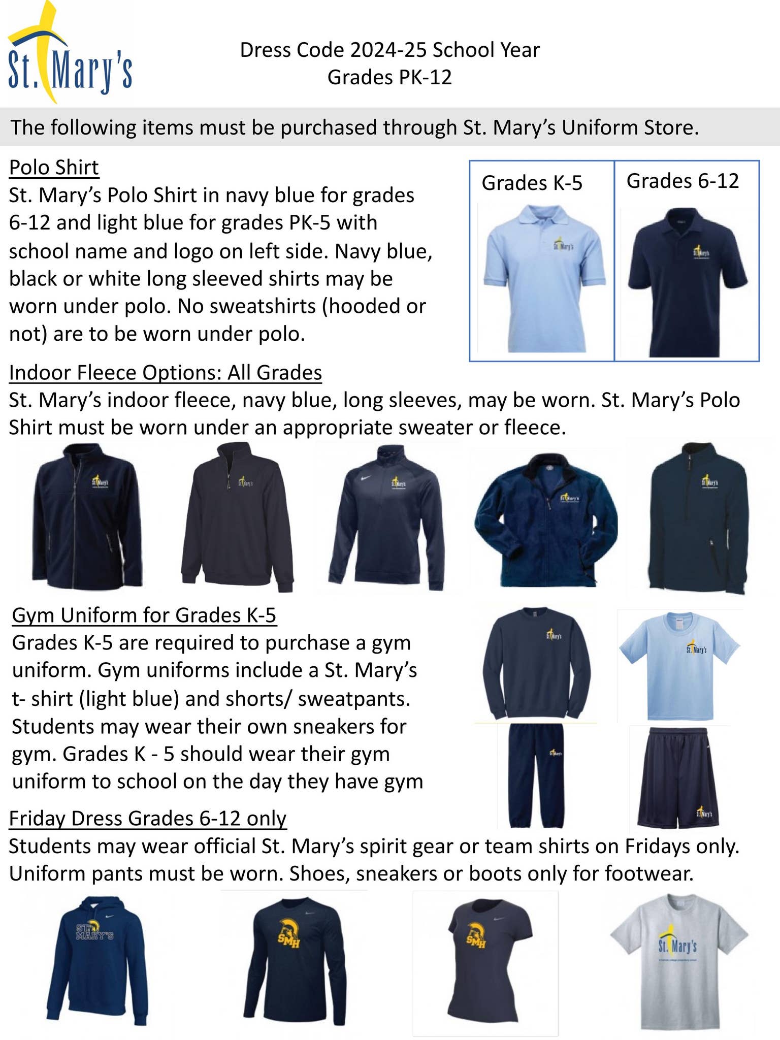 24-25 Uniform Guidelines by St. Mary's - Issuu