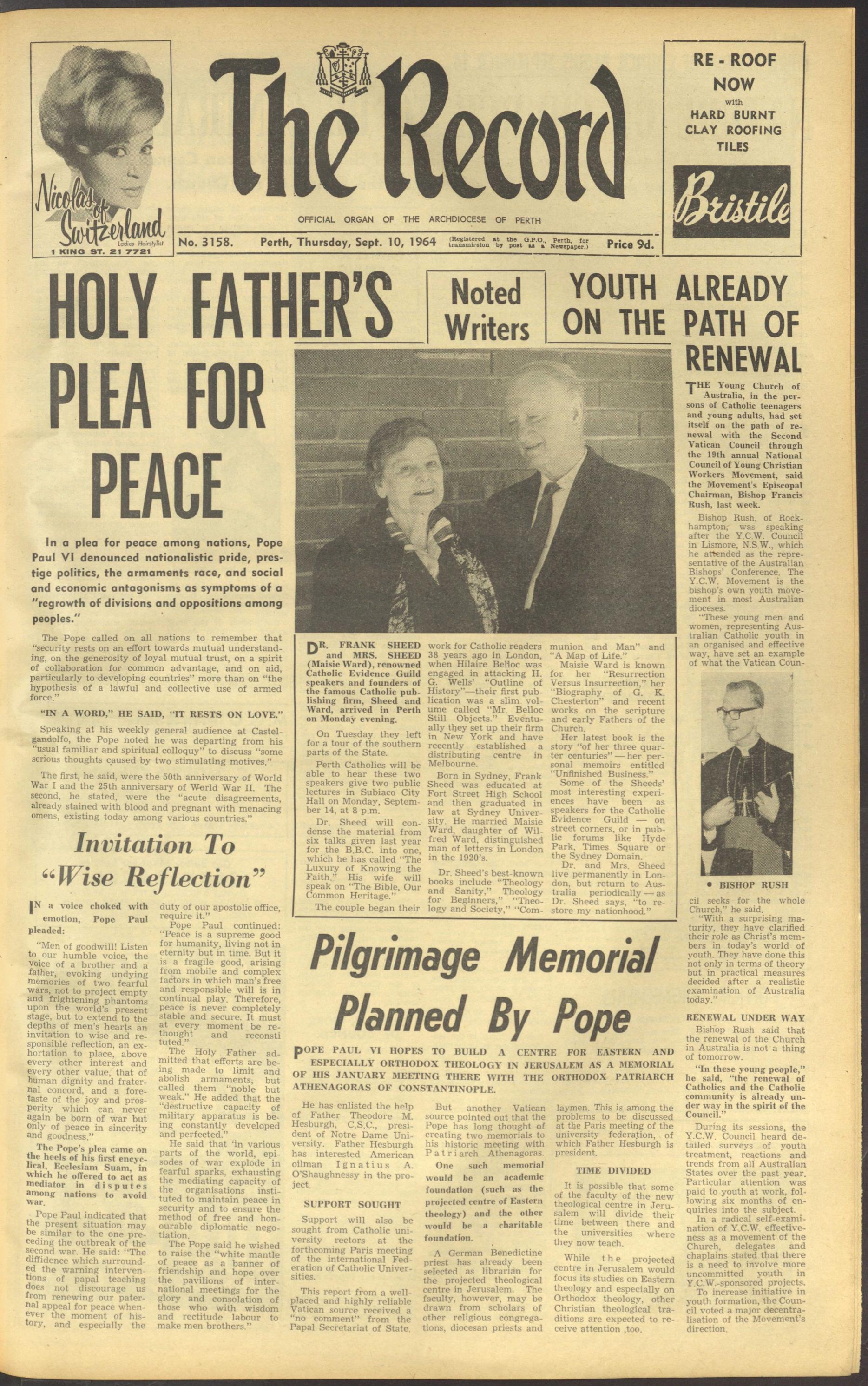 The Record Newspaper 10 September 1964 by The Record - Issuu