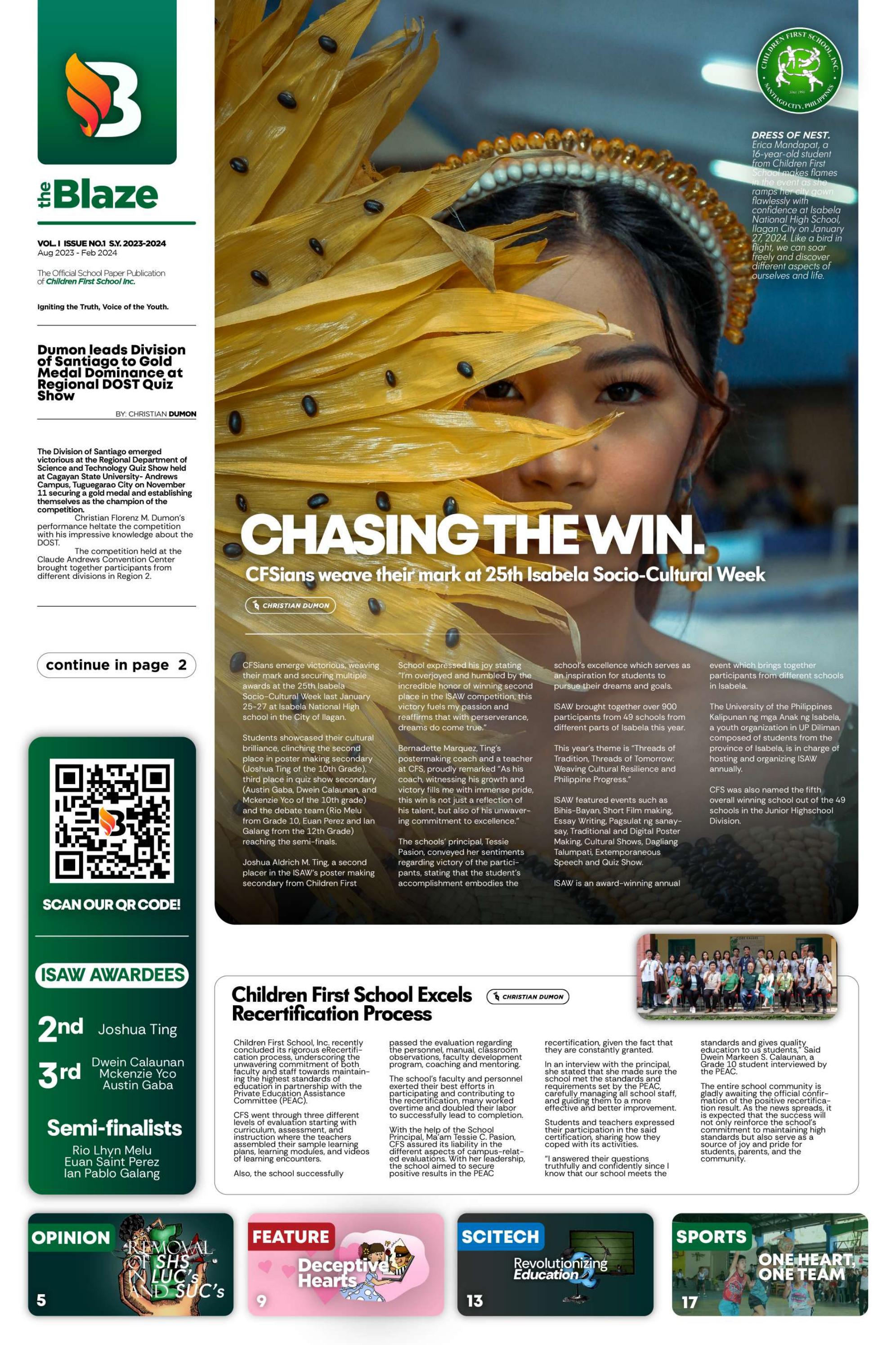 The Blaze Volume I No. 2 by The Blaze - Issuu