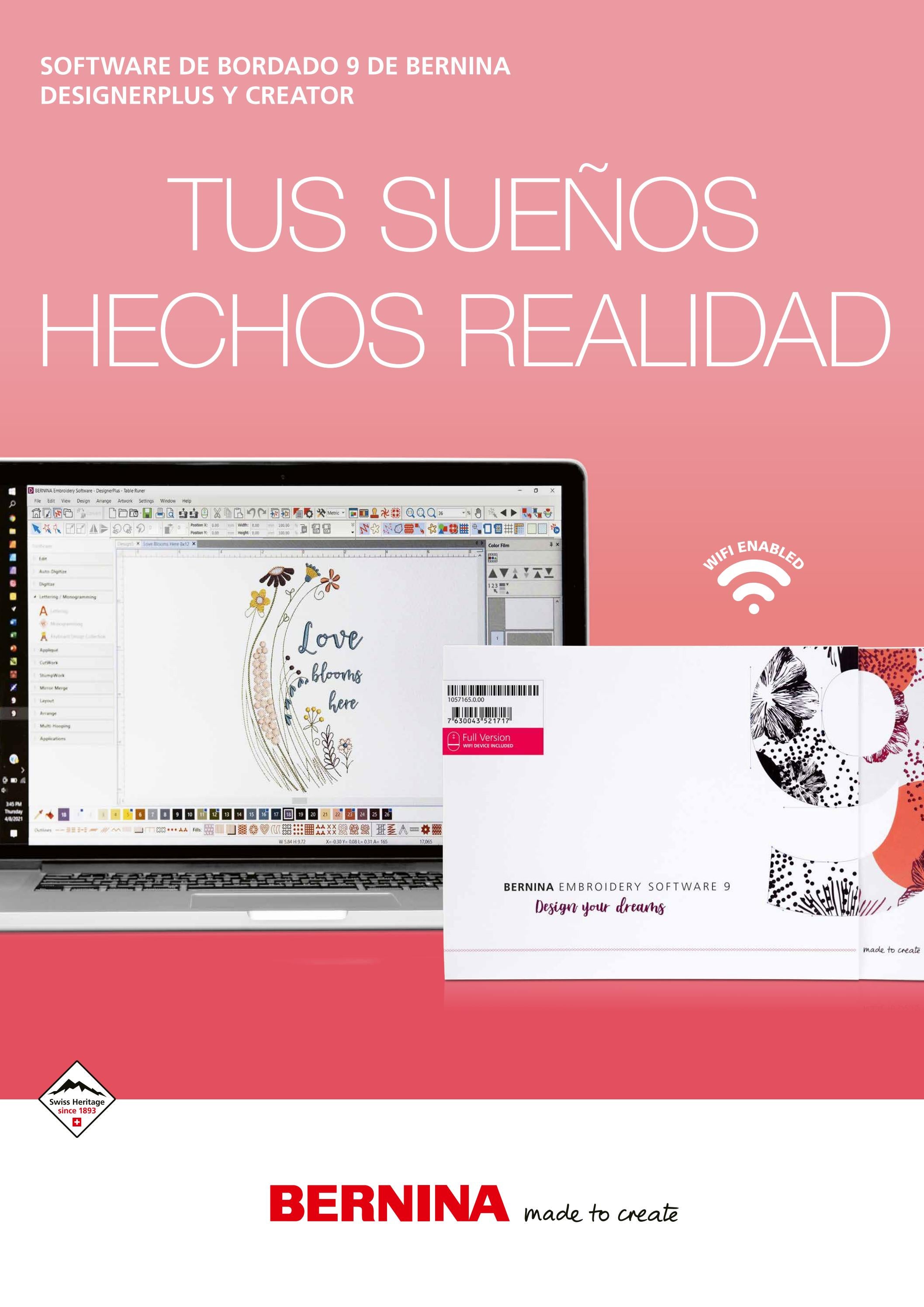 BERNINA Embroidery Software 9 brochure Spanish by Bernina International ...