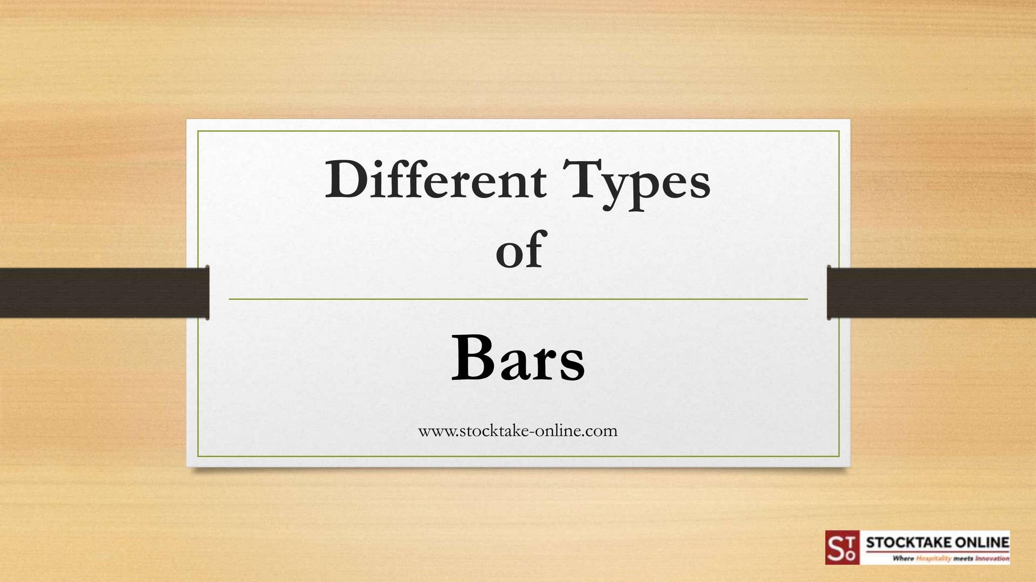 Different Types of Bars by Socktake online - Issuu