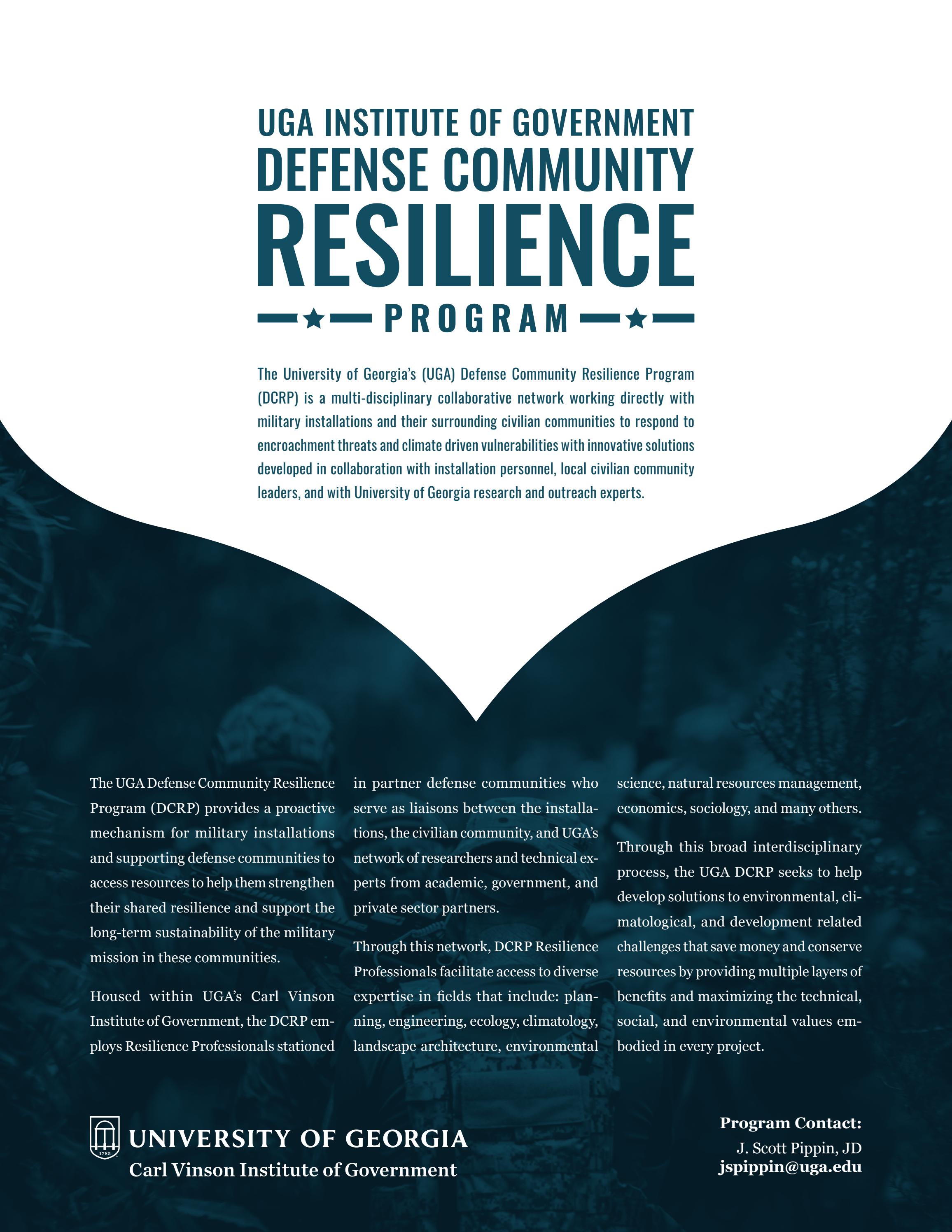 Defense Community Resilience Program Flyer by Spectrum Studio, Carl ...
