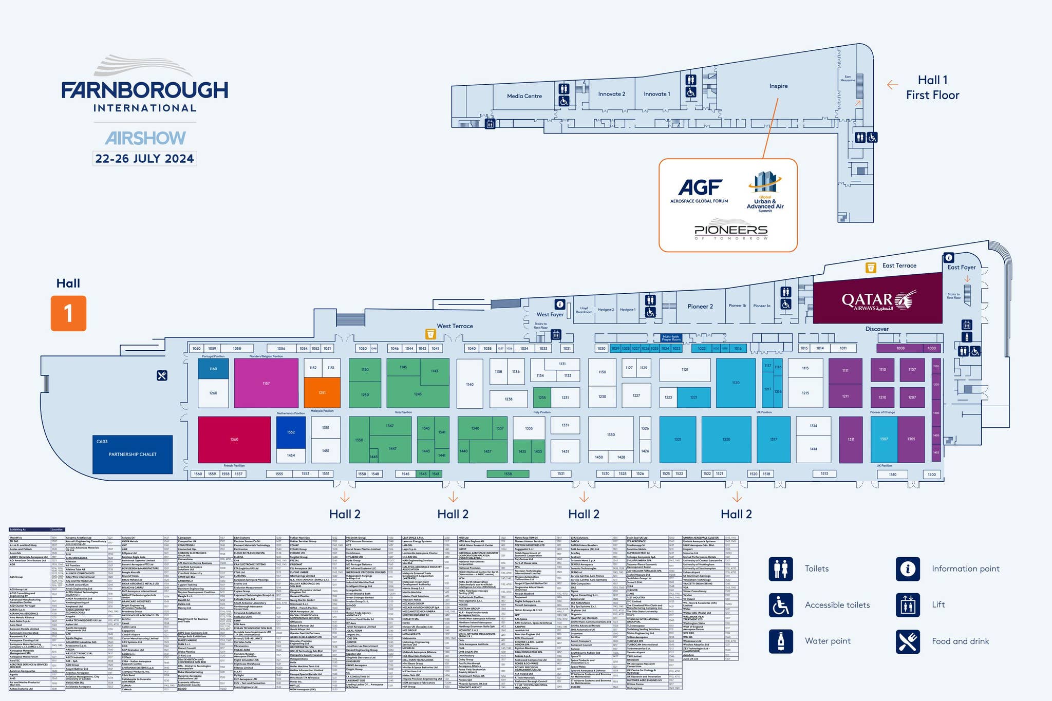 FIA2024 Hall Maps by farnborough_int - Issuu