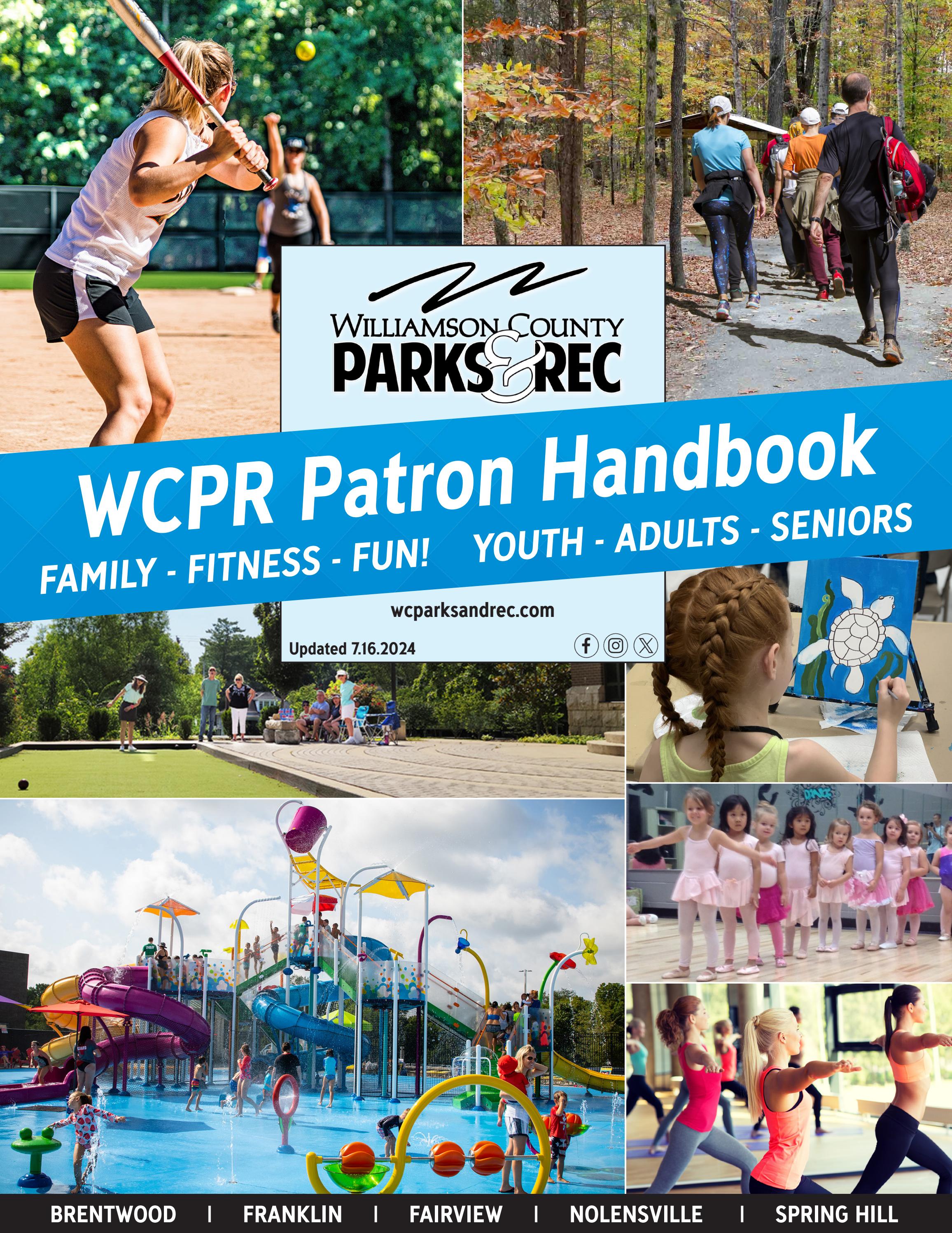 2024 WCPR Patron Handbook by Williamson County Parks and Recreation - Issuu