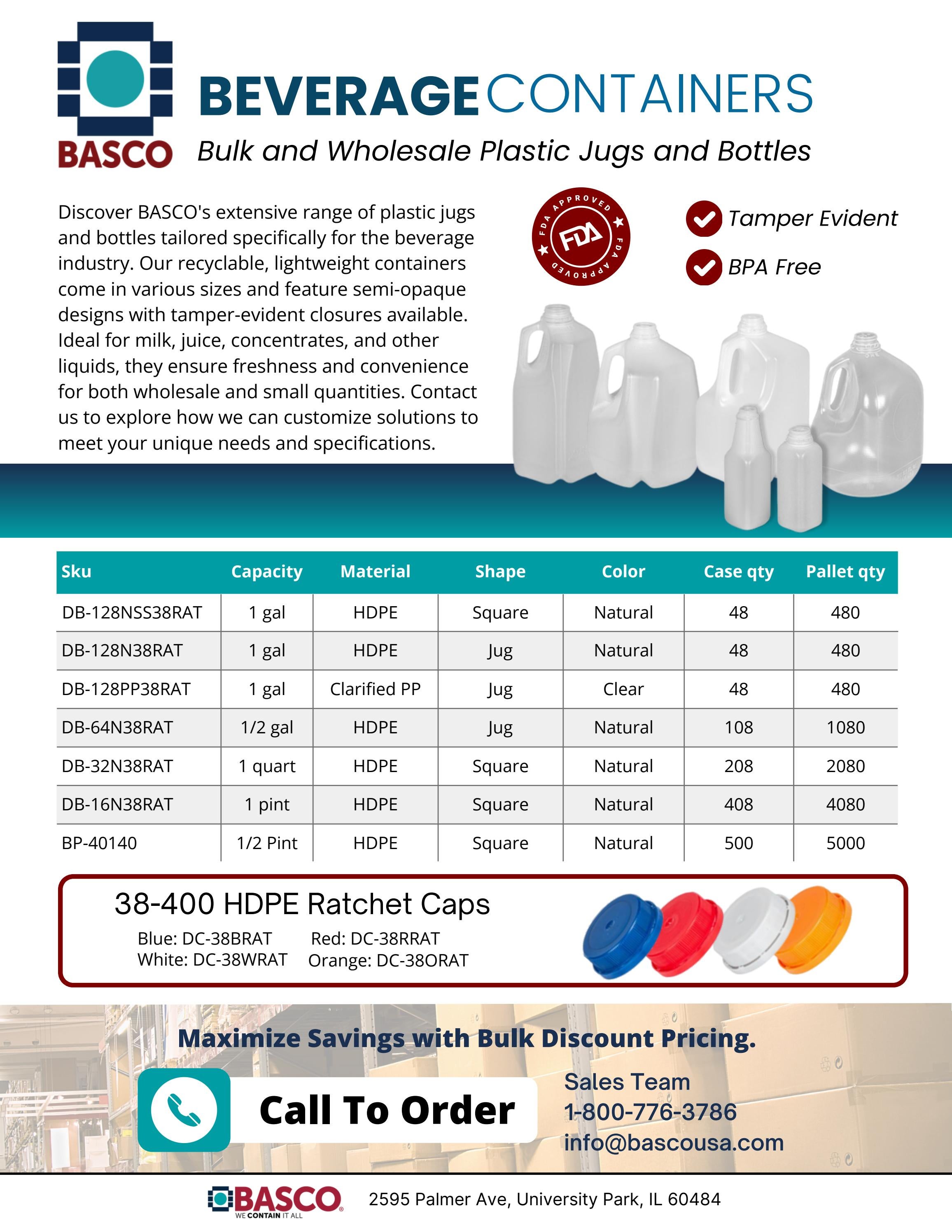 BASCO Beverage Containers by BASCO - Issuu