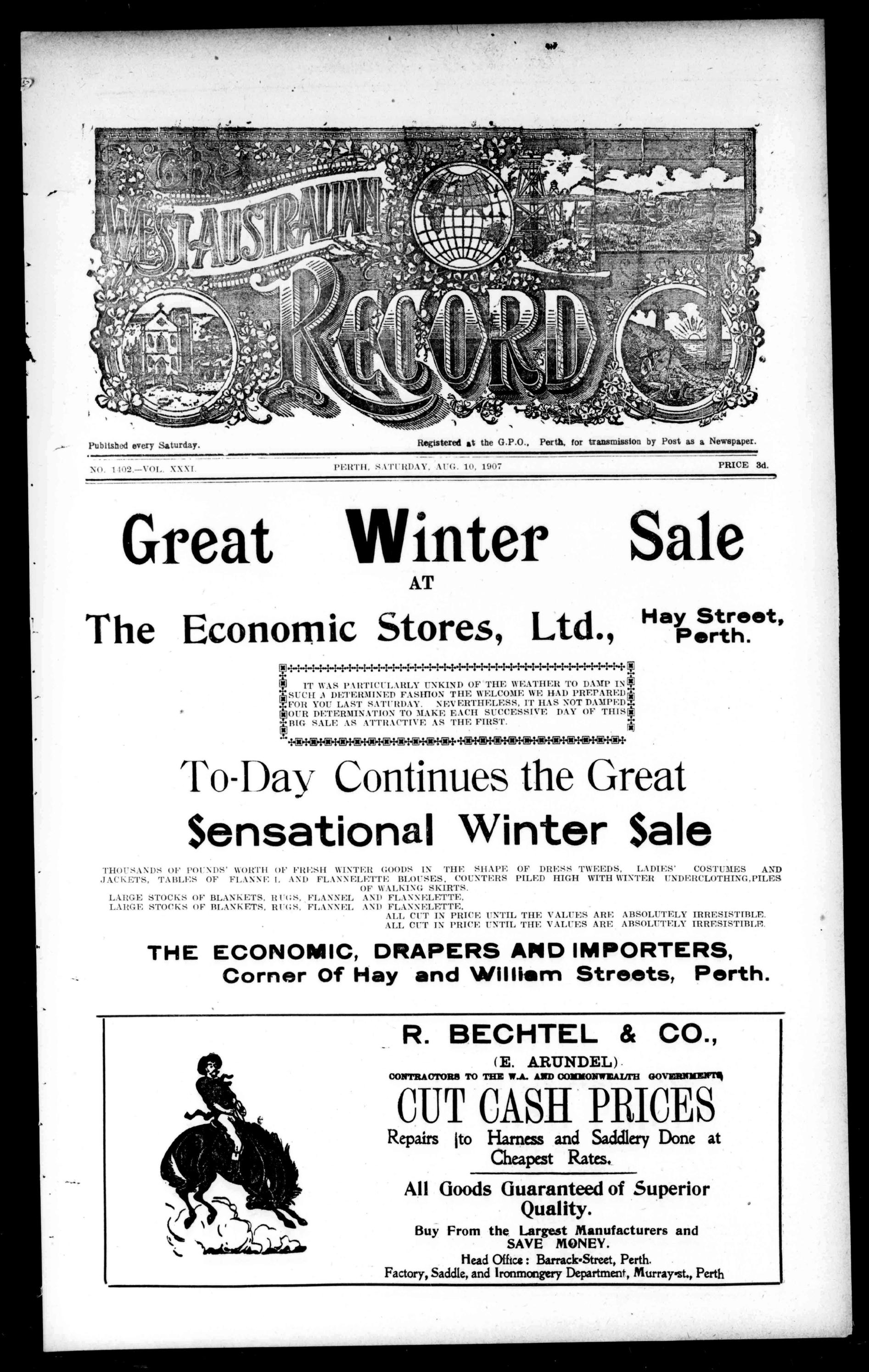 The Record Newspaper 10 August 1907 by The Record - Issuu