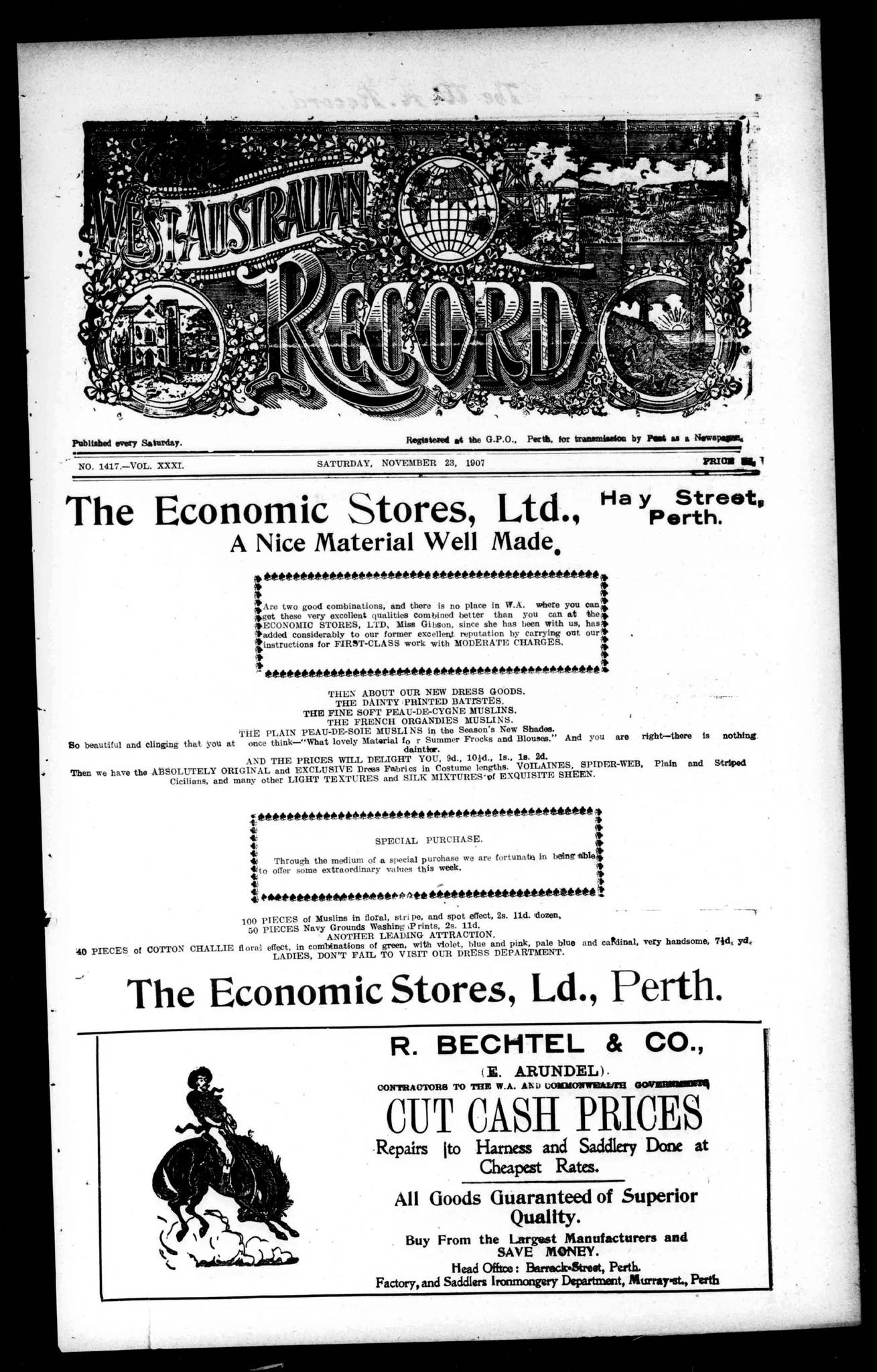 The Record Newspaper 23 November 1907 by The Record - Issuu