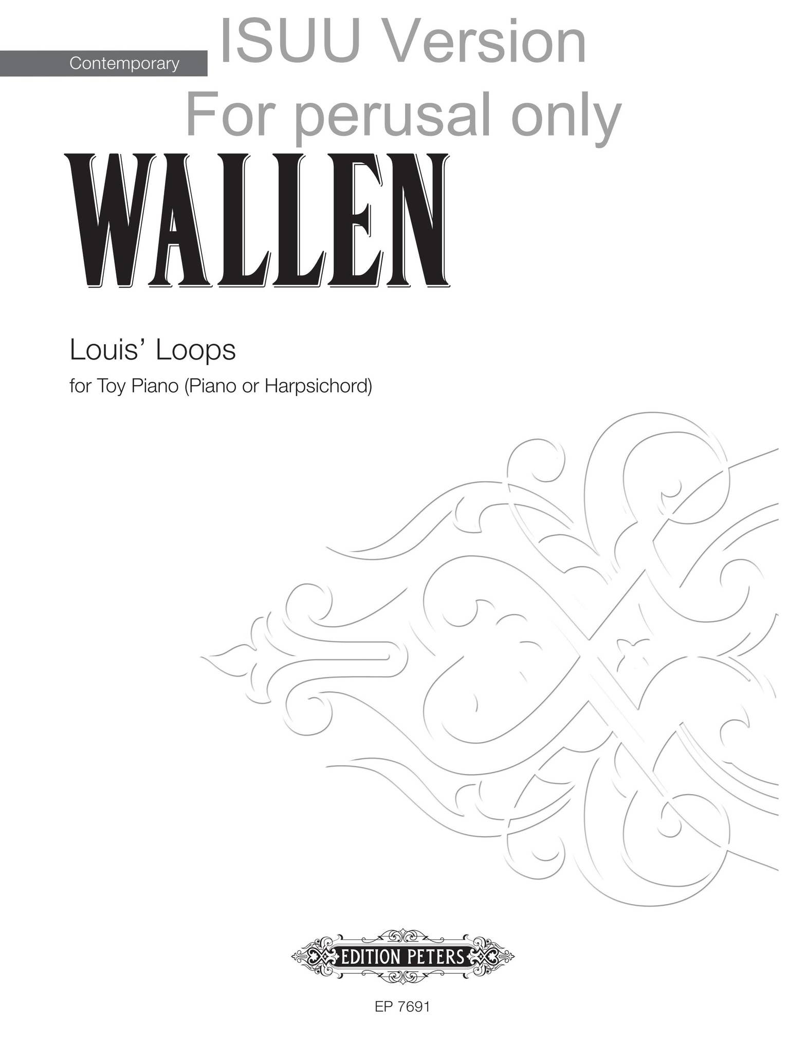 Errollyn Wallen_Louis' Loops_EP7691_Score_ISUU Version - For perusal ...