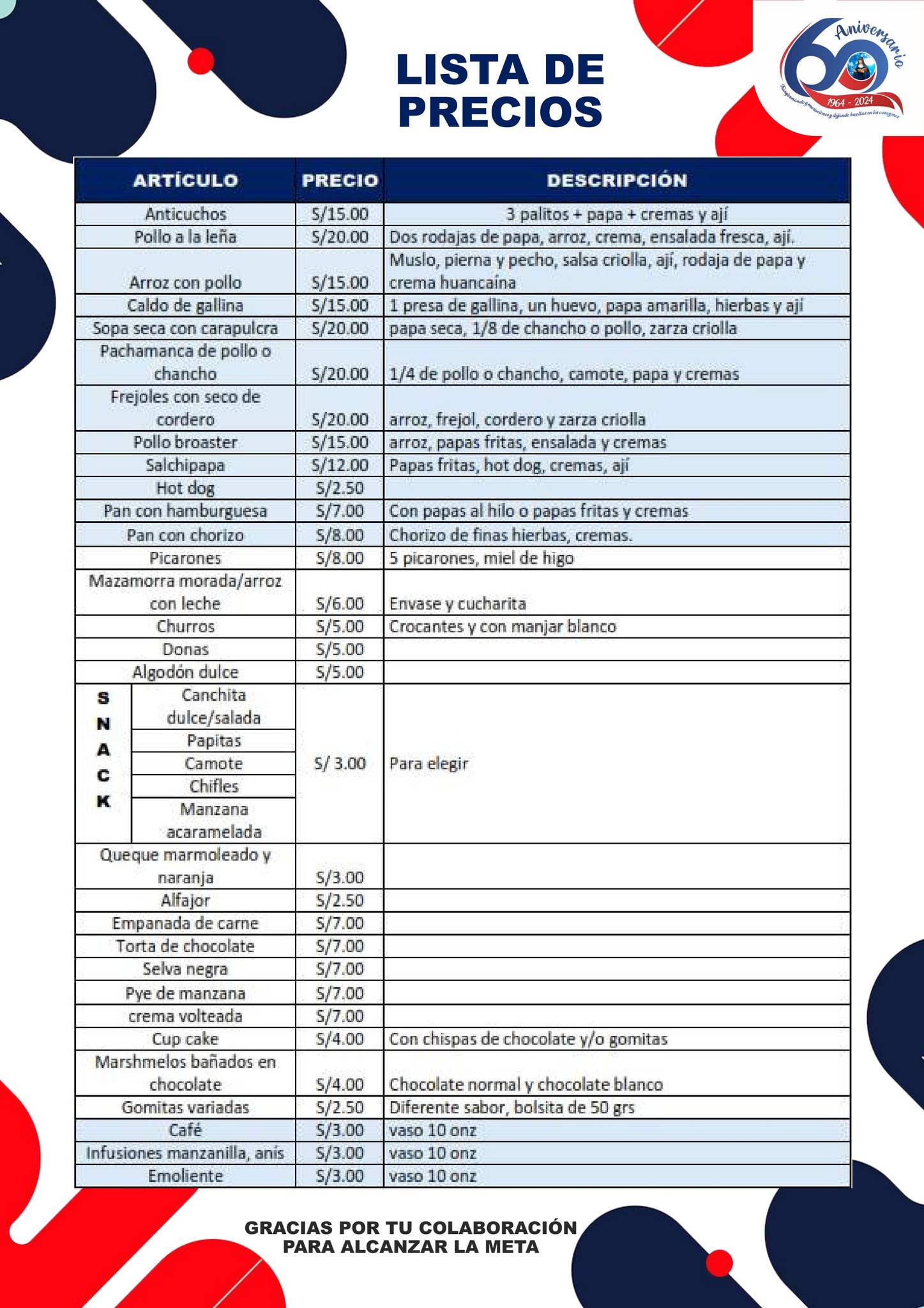 Lista de precios 2024 by Jonathan Lujan - Issuu