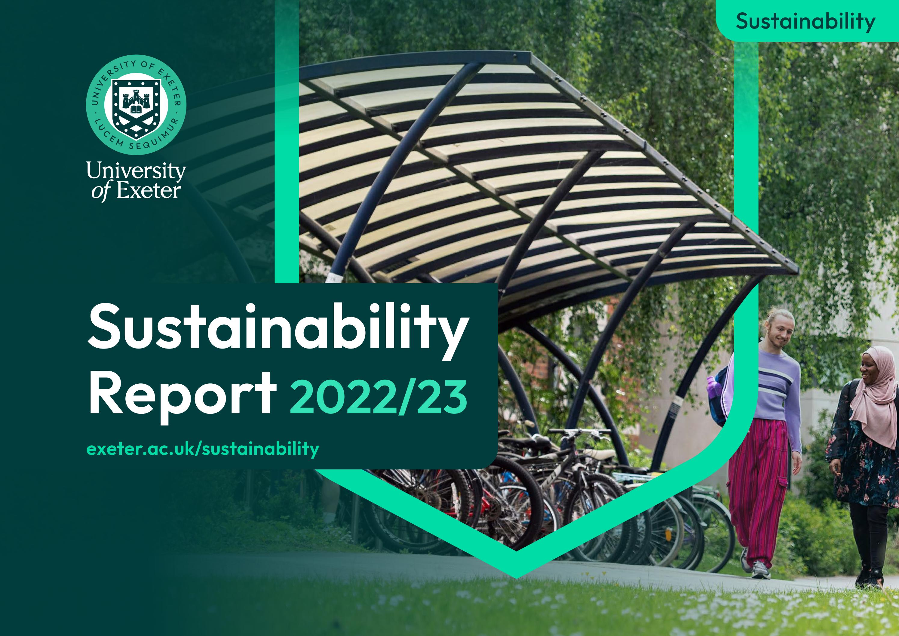 UoE Sustainability Annual Report 2022-23 by University of Exeter - Issuu