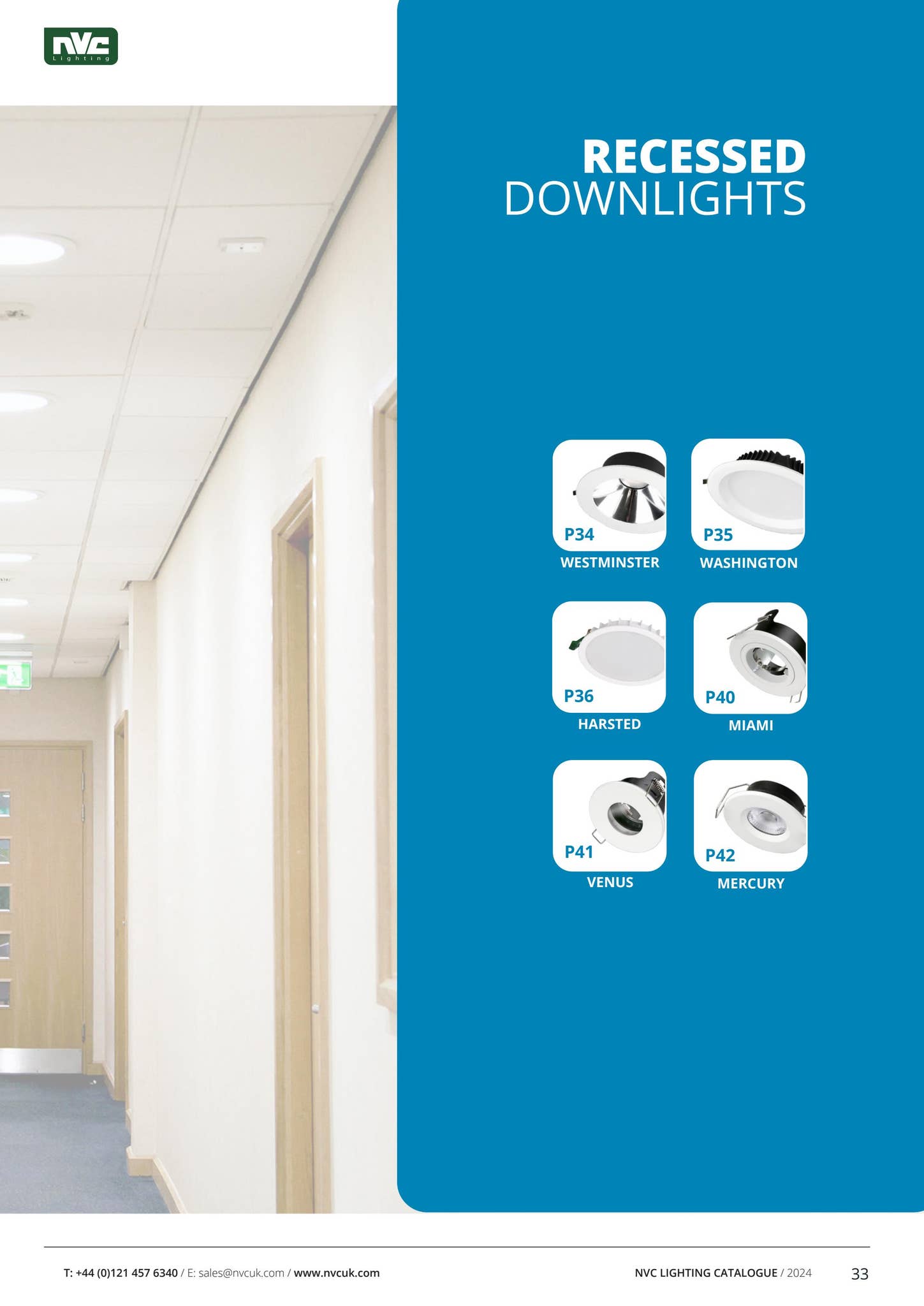 NVC Recessed Downlight Section by NVC Lighting UK - Issuu