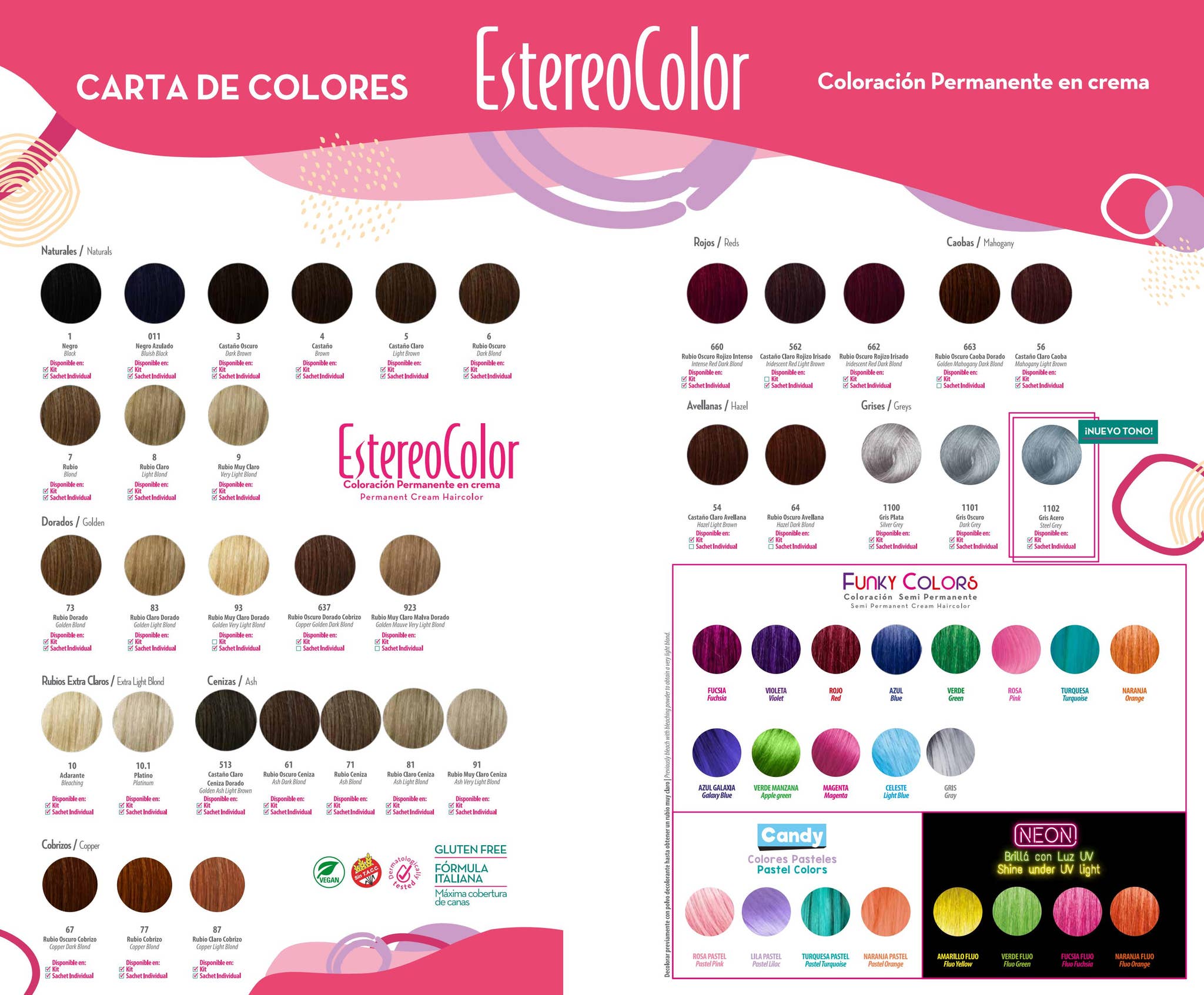 Carta de color Estereo Color by picharachile - Issuu