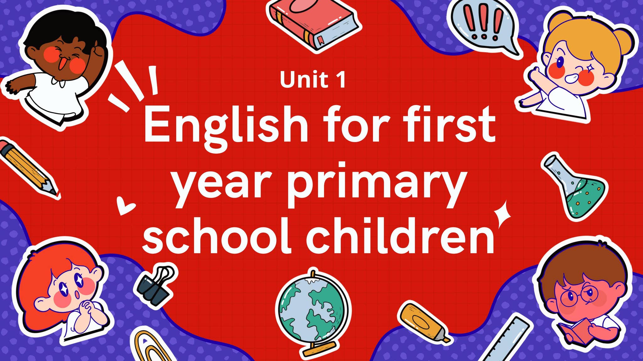 English for first year primary school children by Michel Rodriguez ...
