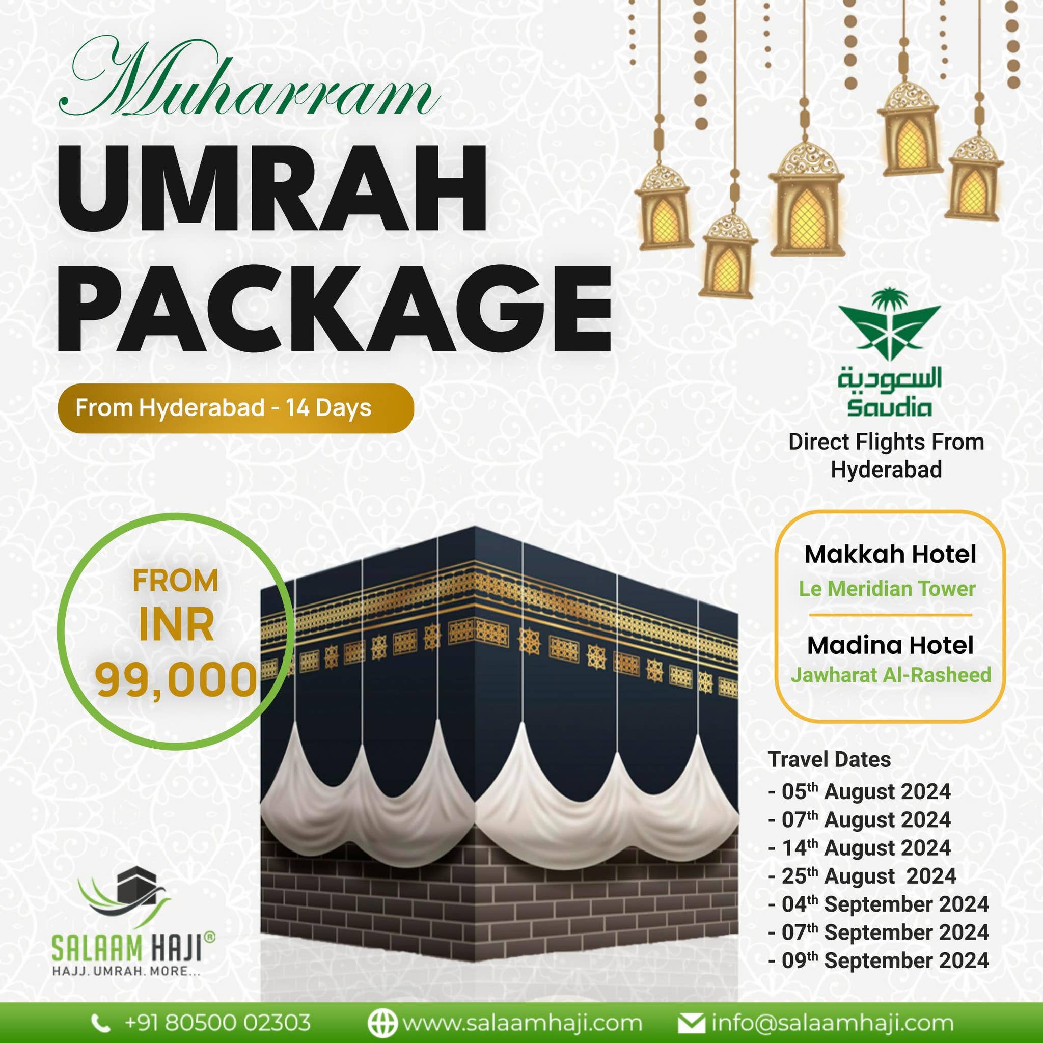 Hyderabad Umrah Package 2024 - Muharram by Salaam Haji - Issuu