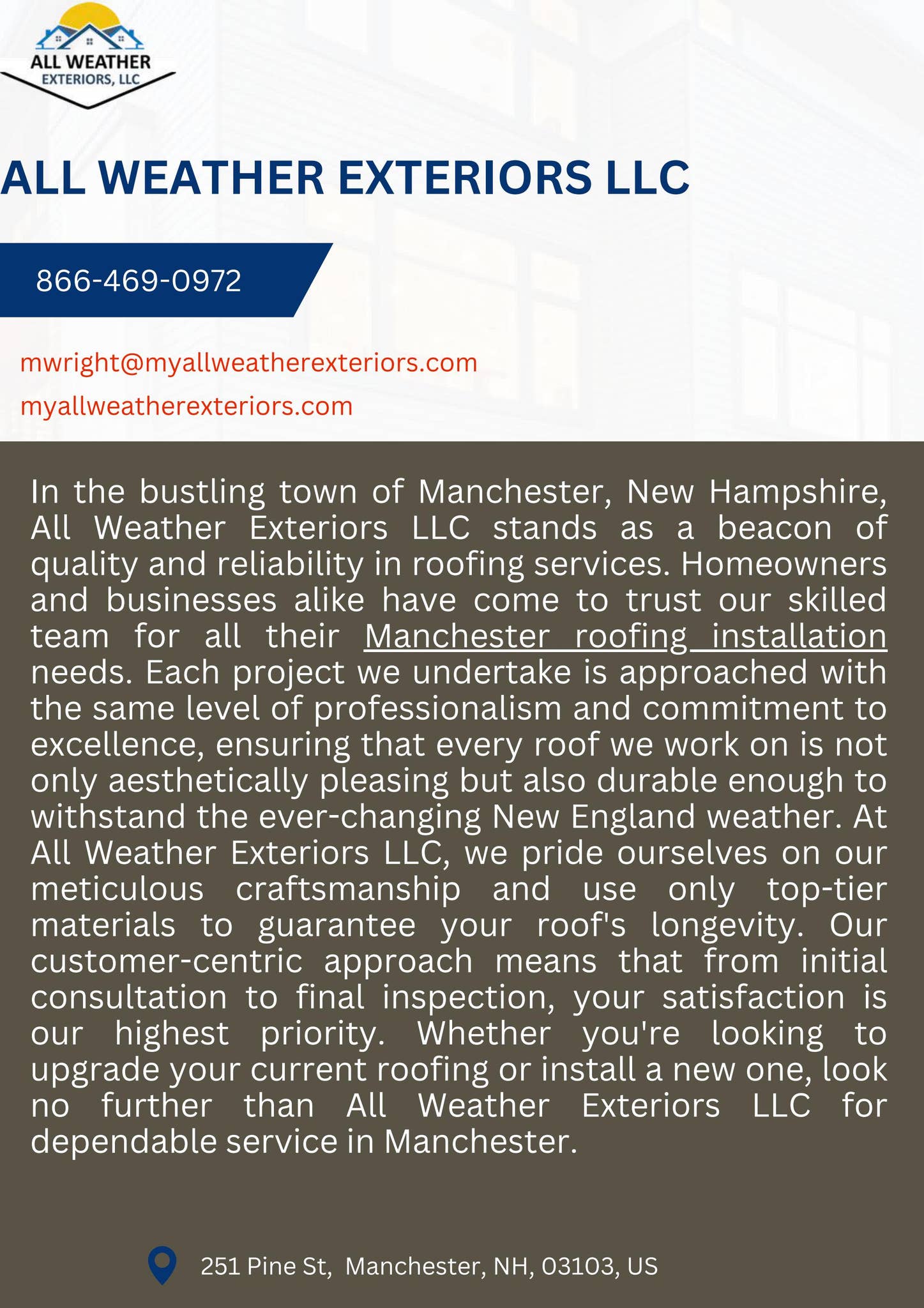 All Weather Exteriors LLC by allweathers - Issuu