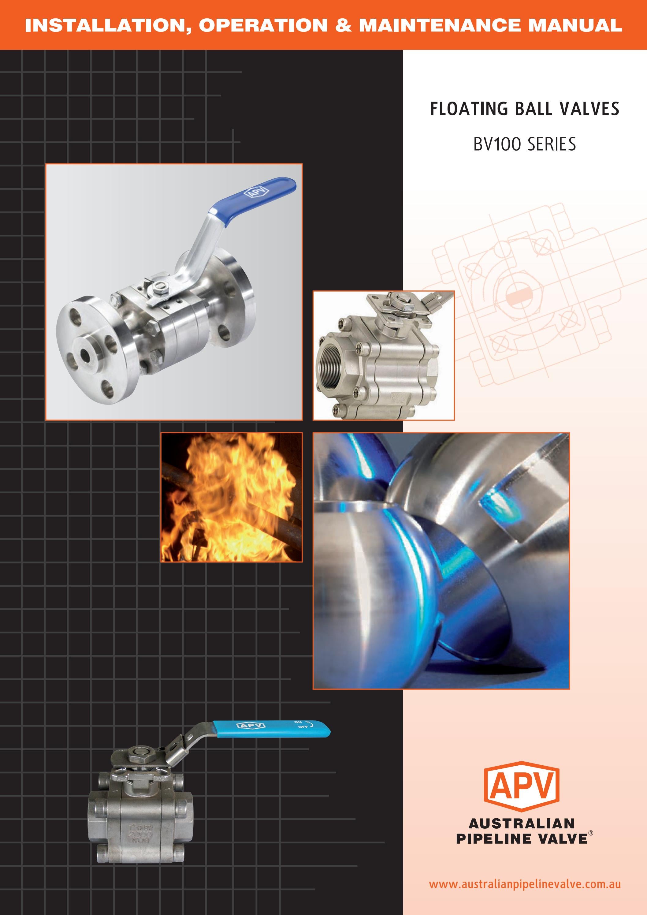 APV Ball FL BV100 IOM by Australian Valve Centre - Issuu