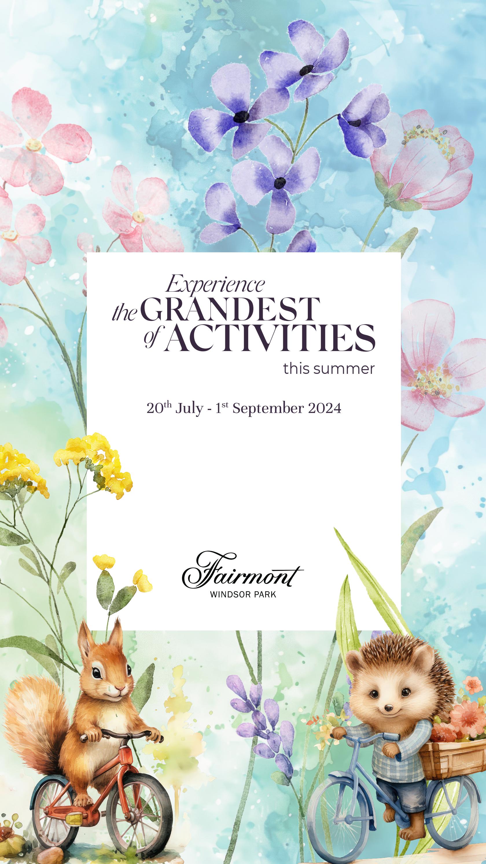 Fairmont Windsor Park Summer Activities Brochure by FairmontWP - Issuu