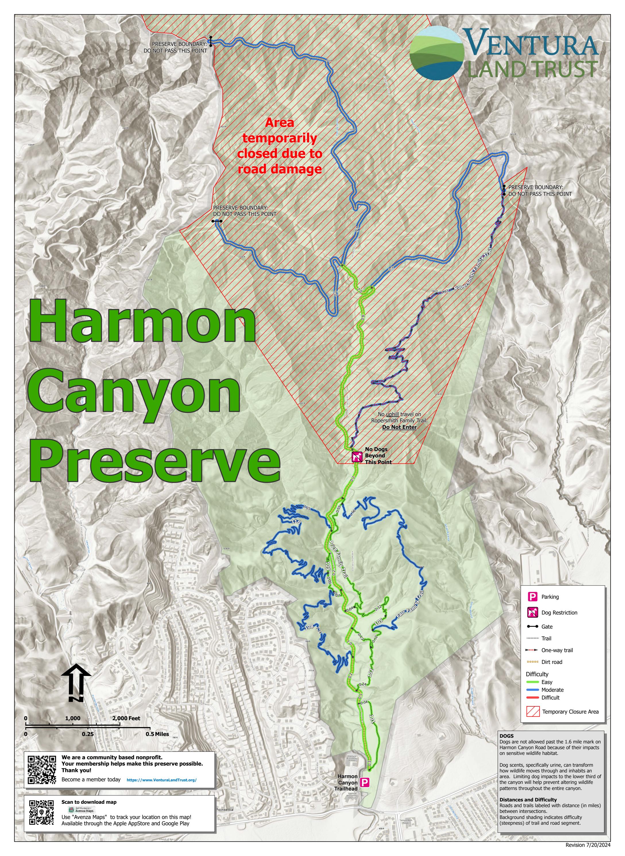 Harmon Canyon Preserve Trail Map by venturalandtrust - Issuu